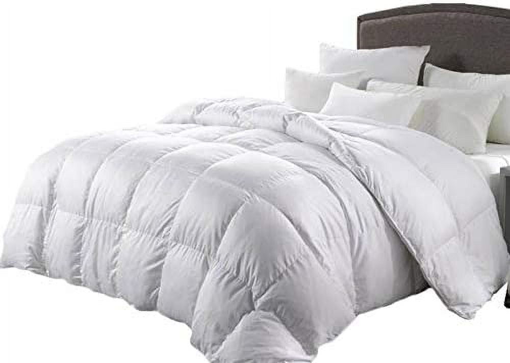 Twin Size 1000 Thread Count Goose Down Alternative Comforter, 100 ...