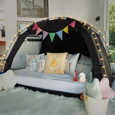 Dorm Single Twin Bunk Bed Tents Drapes Dustproof Blackout Underbed ...