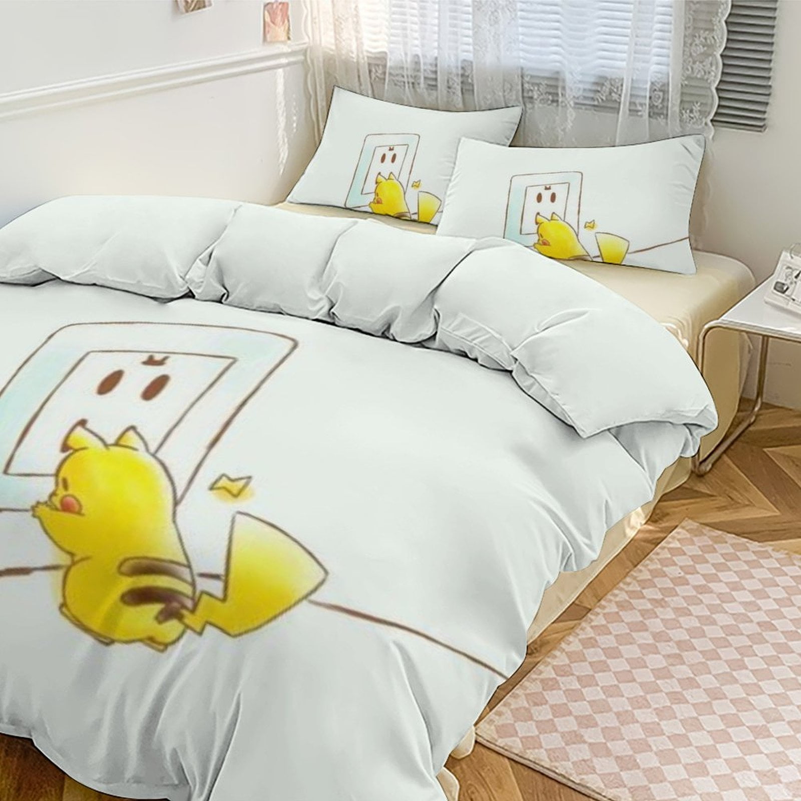Twin Size Bedding Sets Pikachu Bedding Set for Kids Pikachu Merch Anime ...