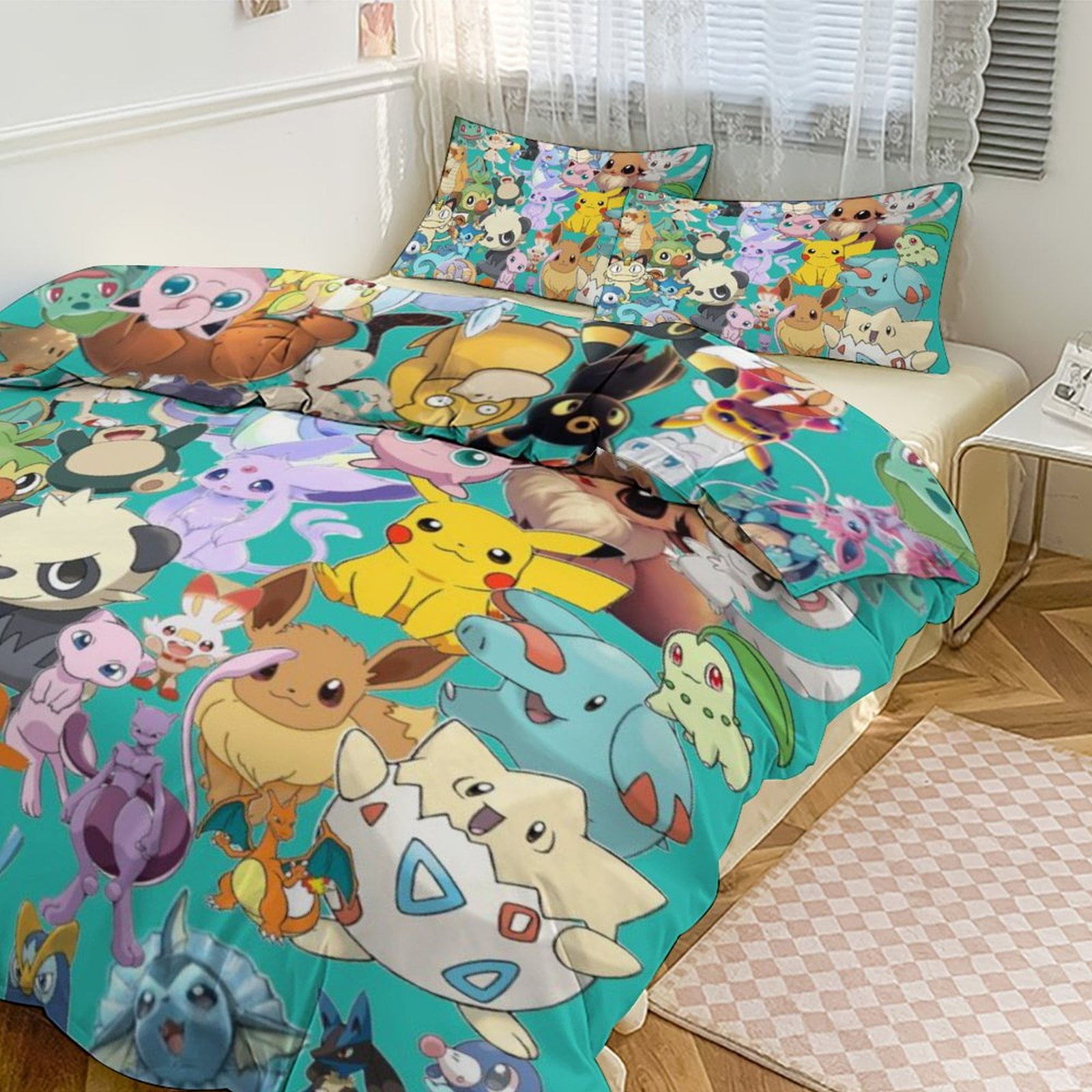 Twin Size Bedding Sets Pokemon Bedding Set for Kids Pokemon Merch Anime ...