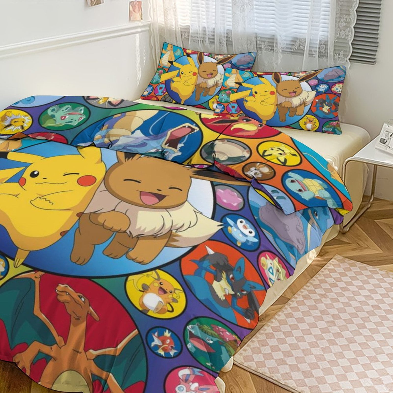 Twin Size Bedding Sets Pokemon Bedding Set for Kids Pokemon Merch Anime ...