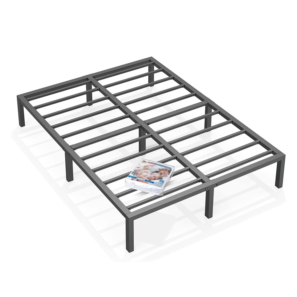 Twin Size Heavy Duty Steel Bed Frame Platform Mattress Foundation,14 ...
