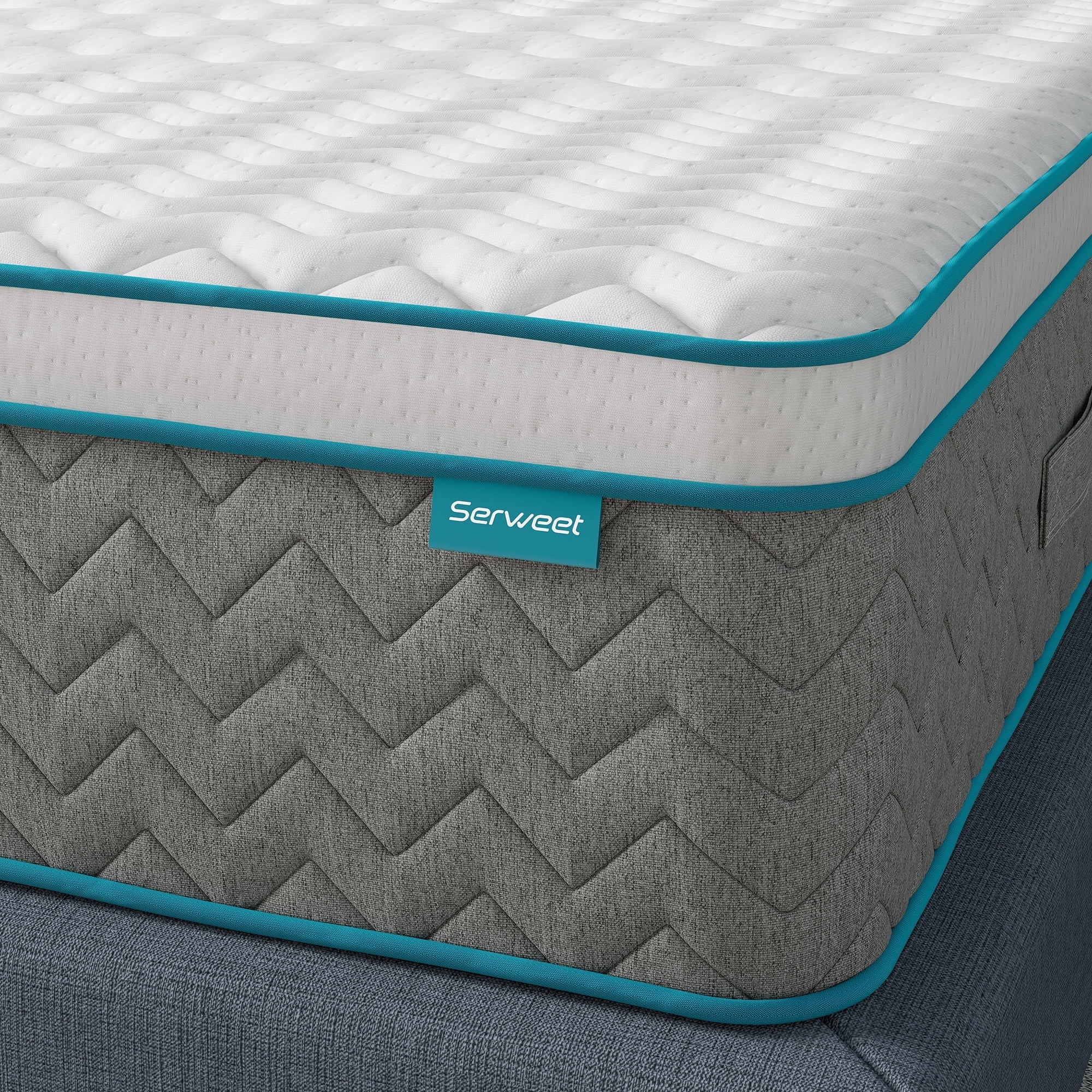 Twin Size Mattress, Serweet 10 inch Cooling Gel Memory Foam Hybrid ...