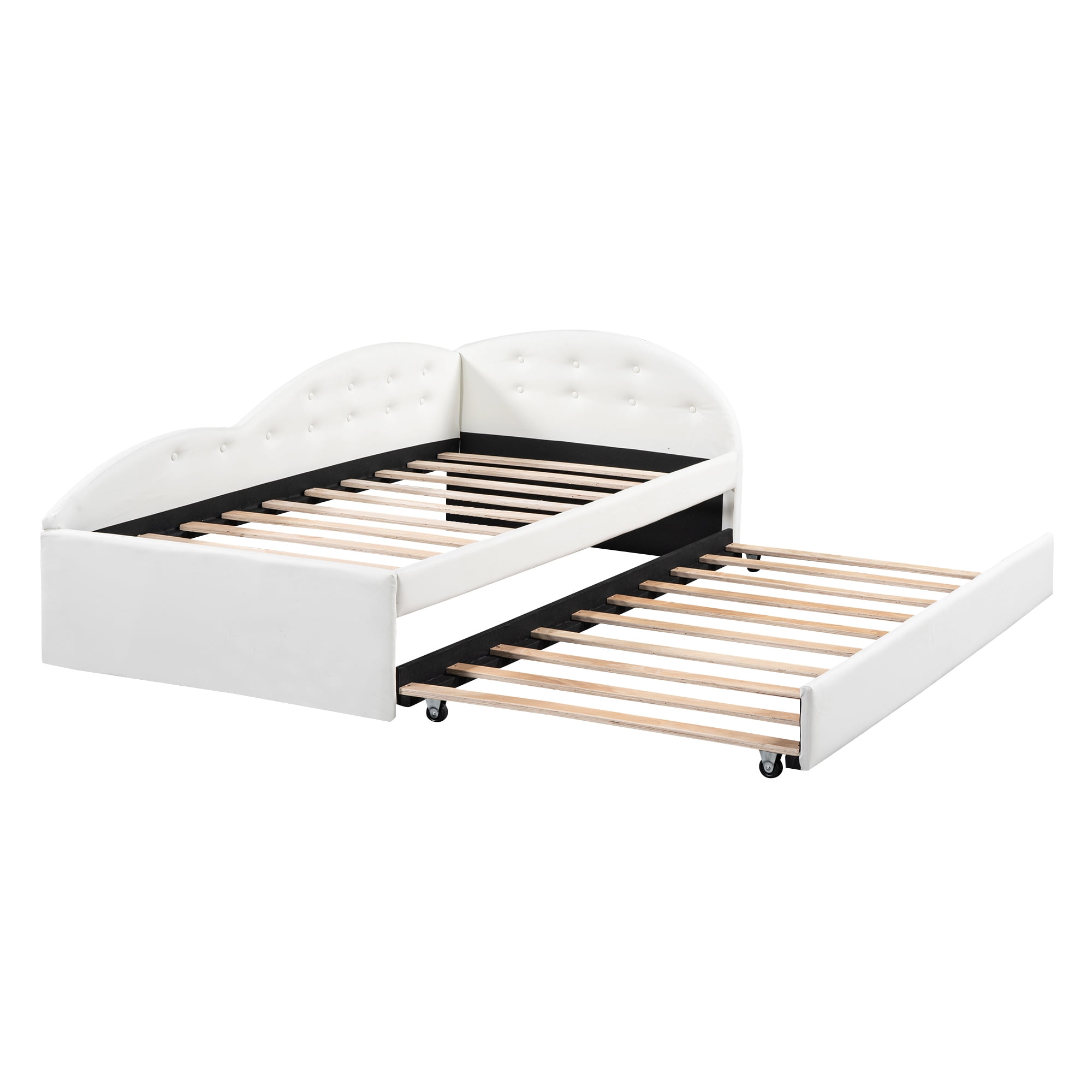 Twin Size Modern Daybed,Upholstered Tufted Bed Frame with 2 Drawers ...
