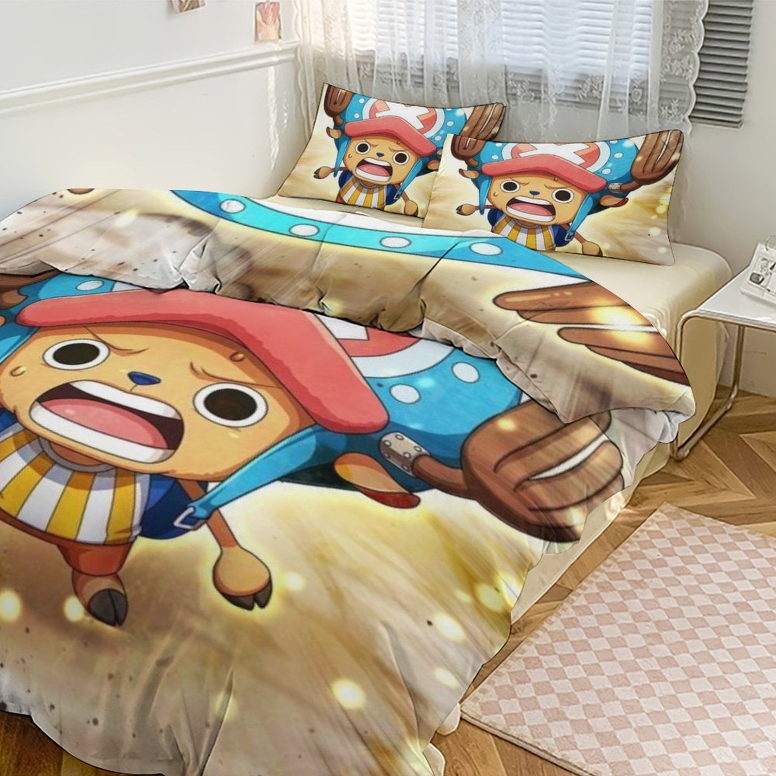 Twin Size One Piece Chopper Bedding Set Anime Bedding Set Contains One ...