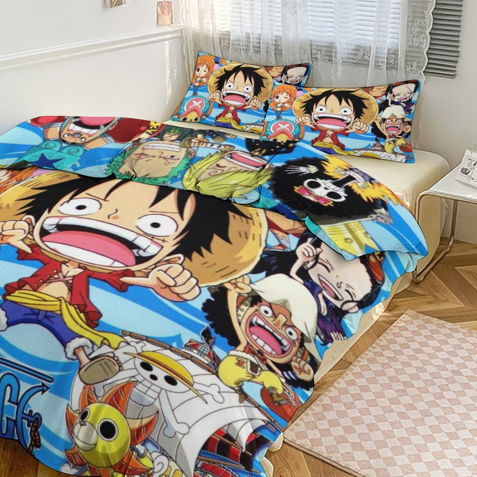 Twin Size One Piece Bedding Set Anime Bedding Set Contains One Duvet ...