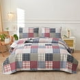 Twin Size Quilt Set Bedding Reversible Bedspread Coverlet Home ...