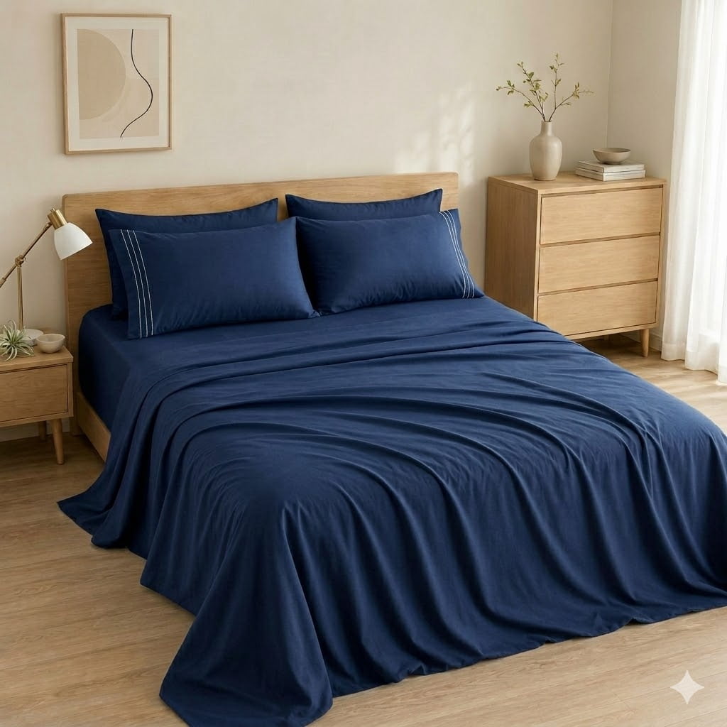 Cshidworld Twin Size Sheets Set, Ultra Soft Microfiber, Breathable and ...