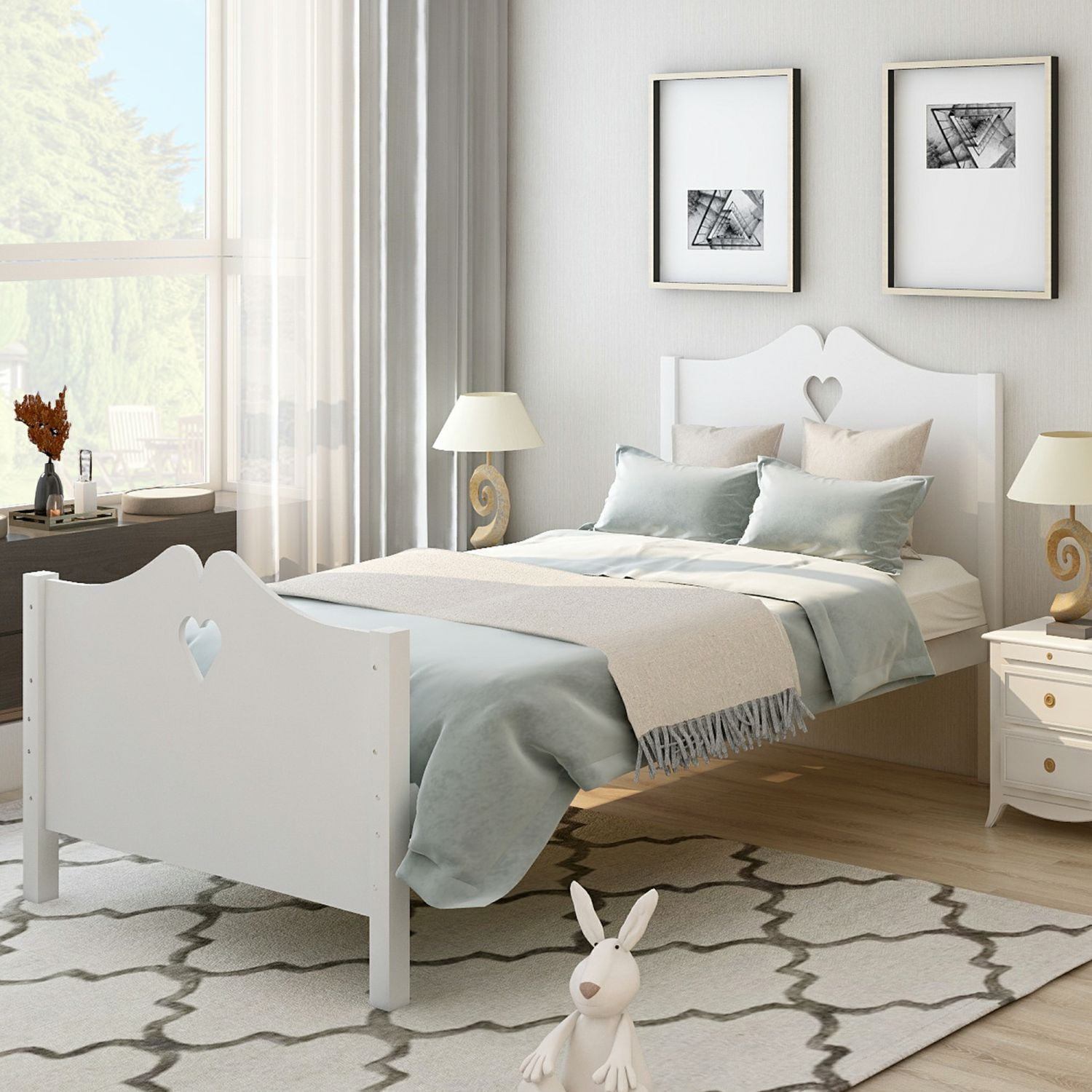 White Princess Bed