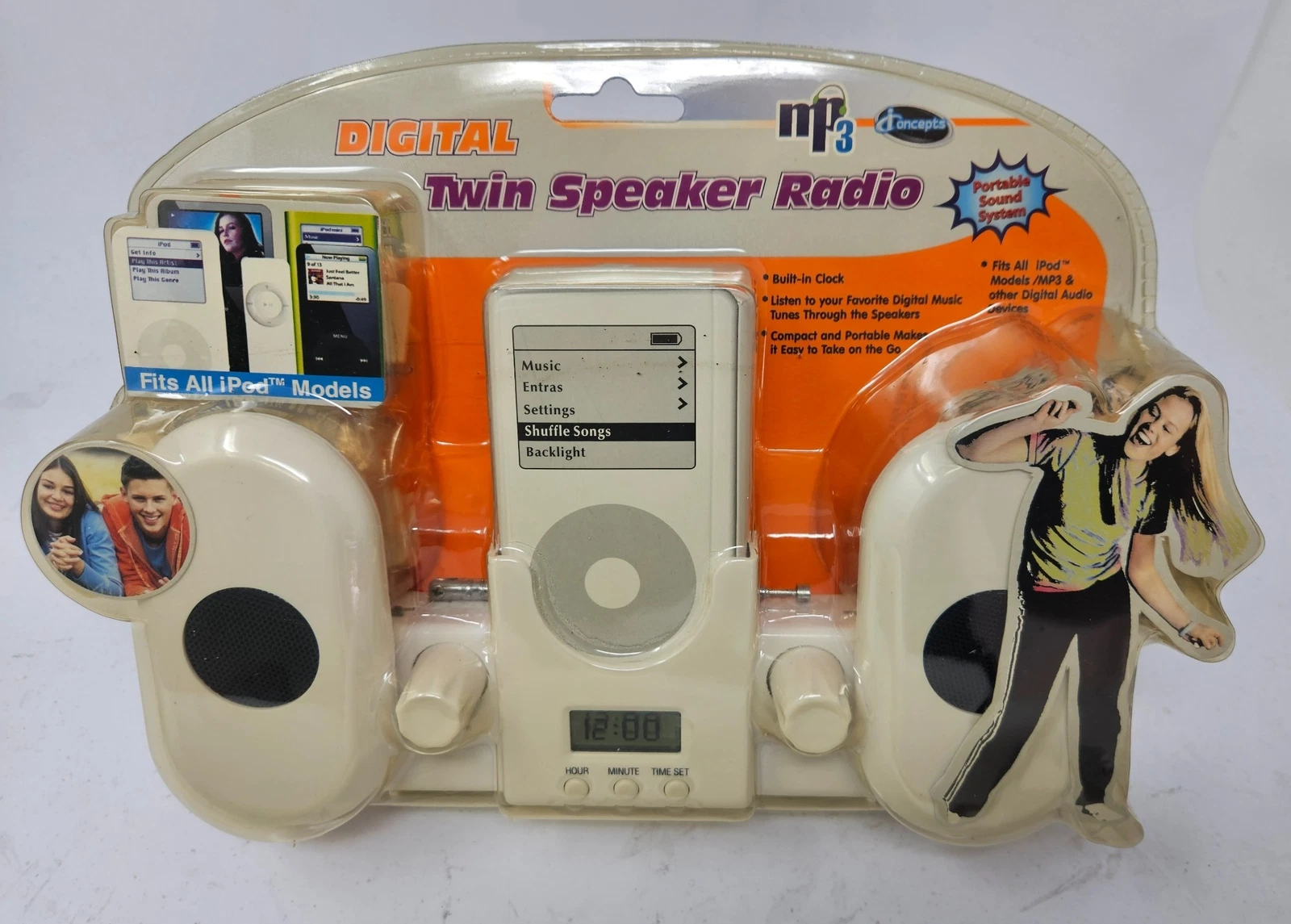 Twin Speaker Radio, Portable Sound System For Apple Ipad Models, Build ...