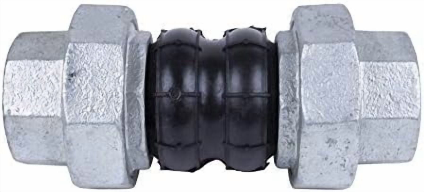 Twin Sphere Neoprene Rubber Expansion Joint Union x Union 2" (DN50 ...