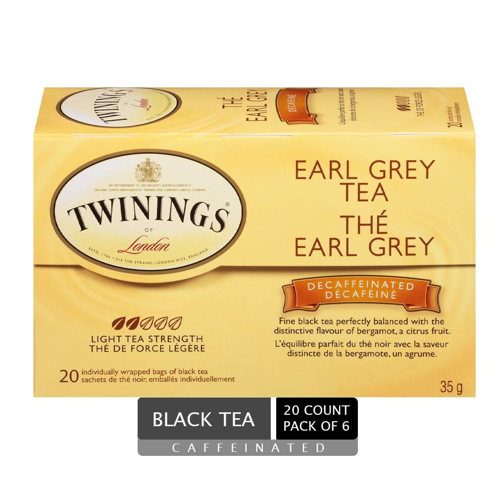 Twin Tea Decaf Earl Grey, 20 Ct - 6 Per Case.6 Packaging May Vary ...