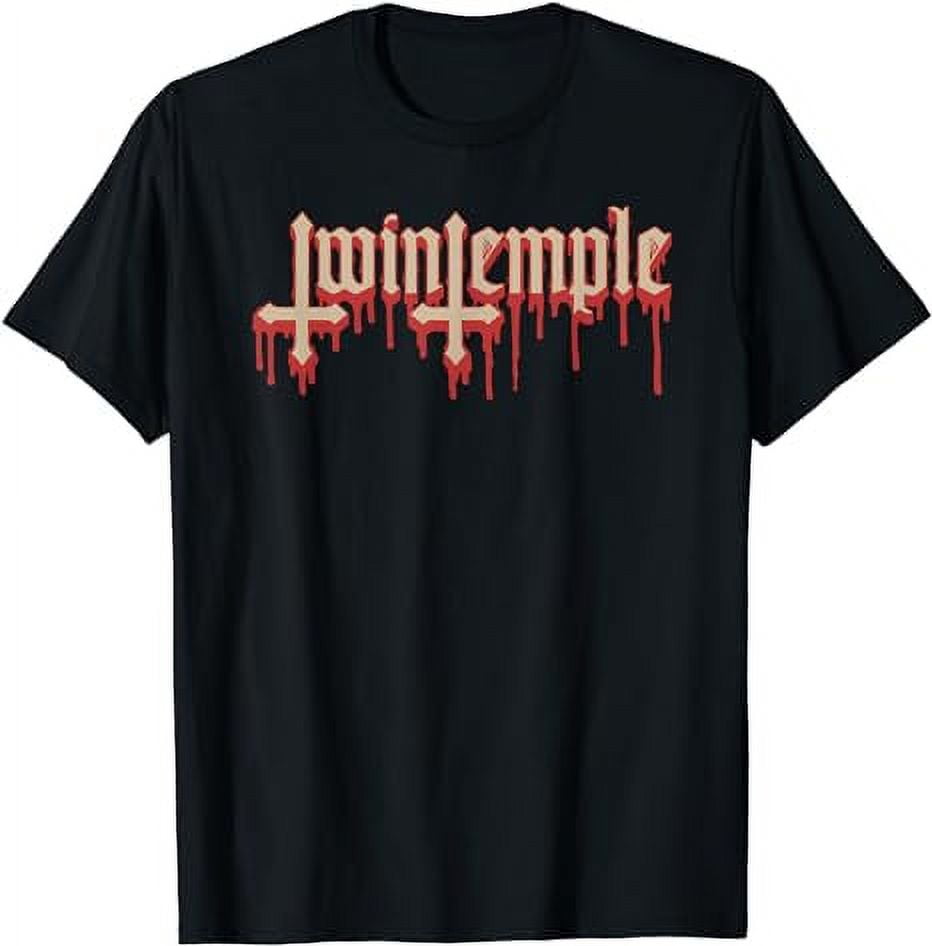 Twin Temple – Drip Logo T-Shirt - Walmart.com
