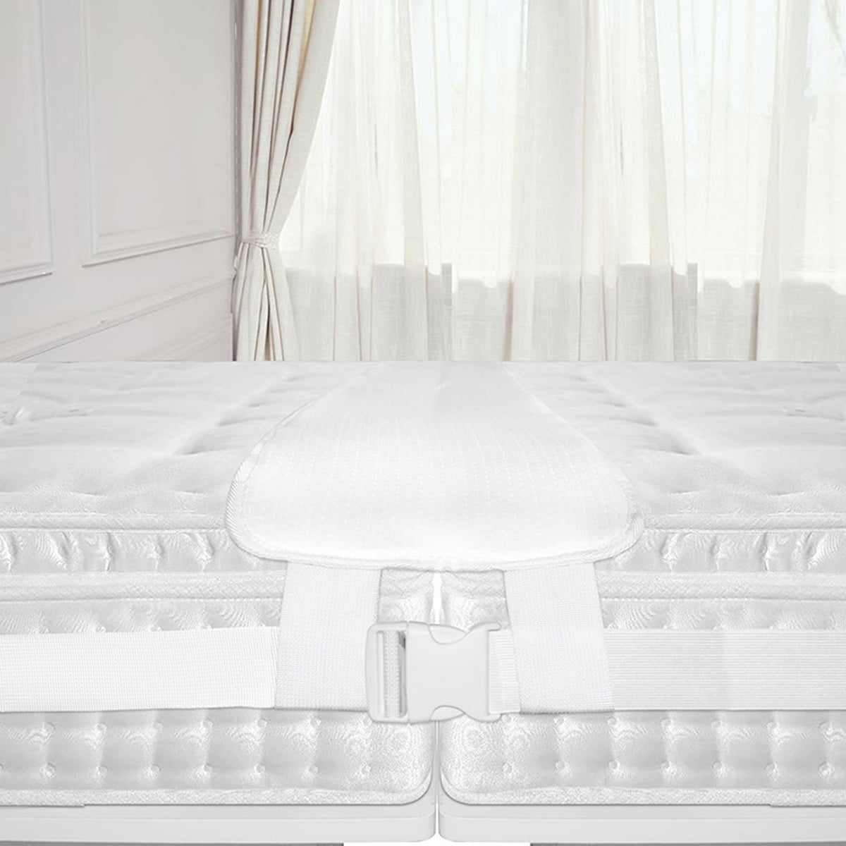 Twin To King Bed Converter Kit With Strap, Bed Bridge, Detachable And ...