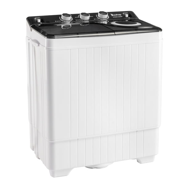 Twin Tub with Built-in Drain Pump XPB65-2288S 26Lbs Semi-automatic Twin ...