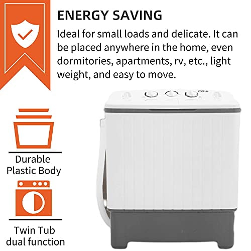 Twin Tub Mini Portable Clothes Washing Machine Portable Washing Machine ...