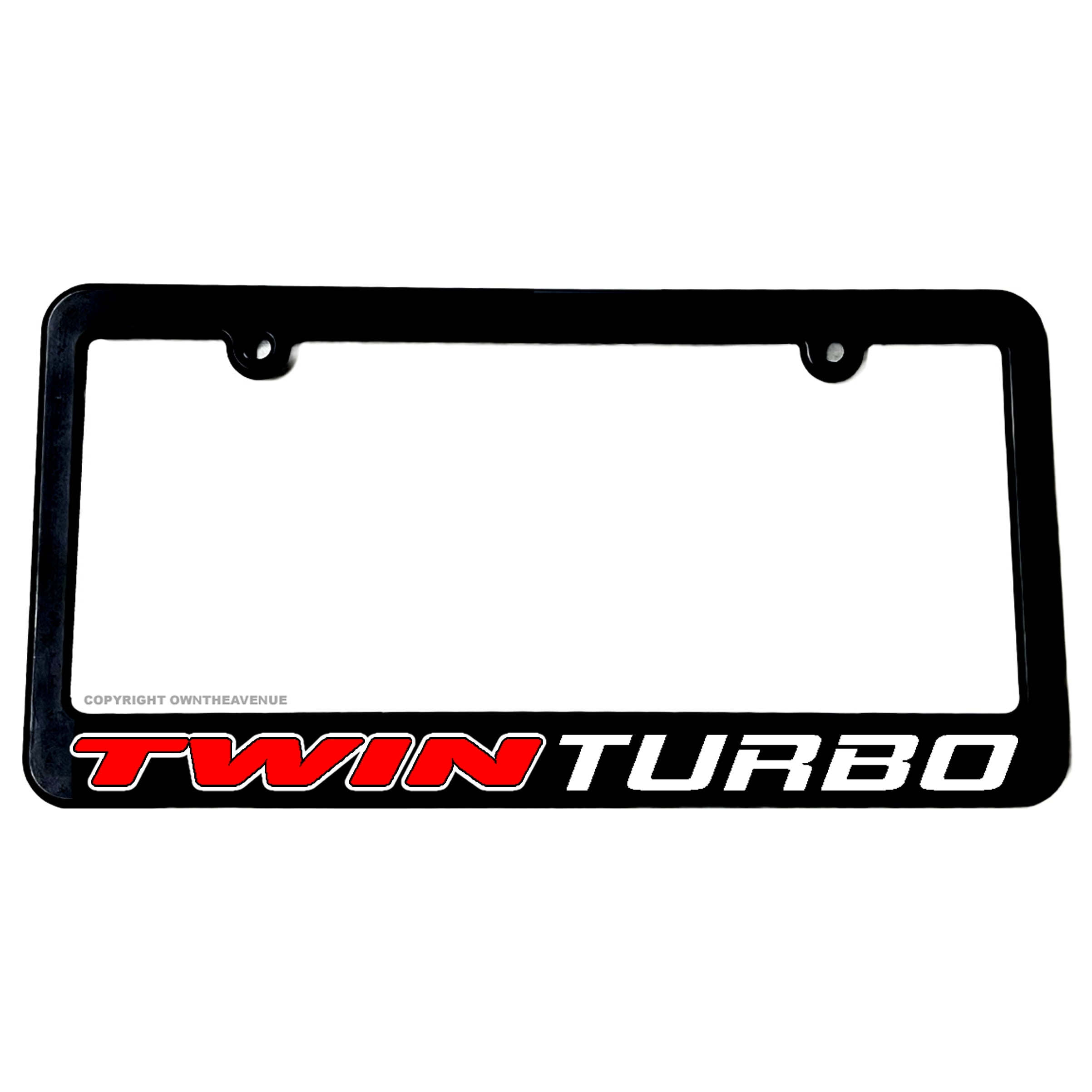 Twin Turbo JDM Racing Drifting Import Race Model 2 License Plate Frame ...