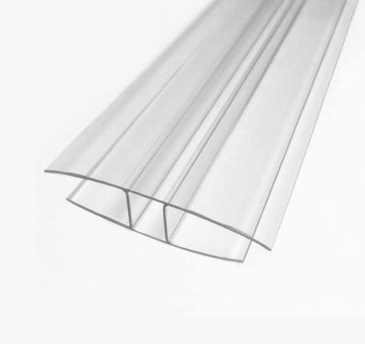 Twin Wall Polycarbonate Greenhouse Panel H Connector, H Channel, Clear ...