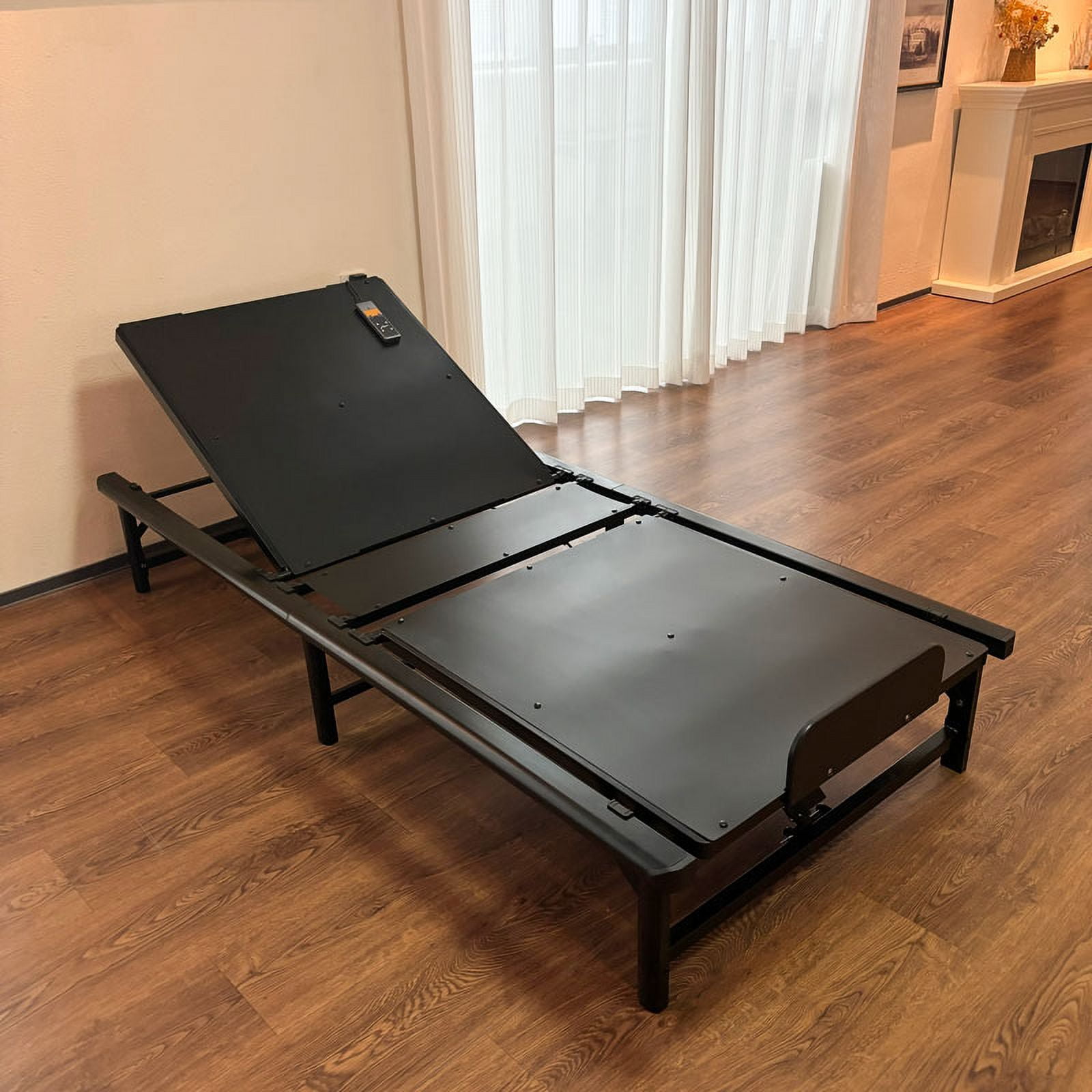 Twin XL Adjustable Bed Frame with Wireless Remote, Electric Bed, Zero Gravity Bed, Head and Foot ...