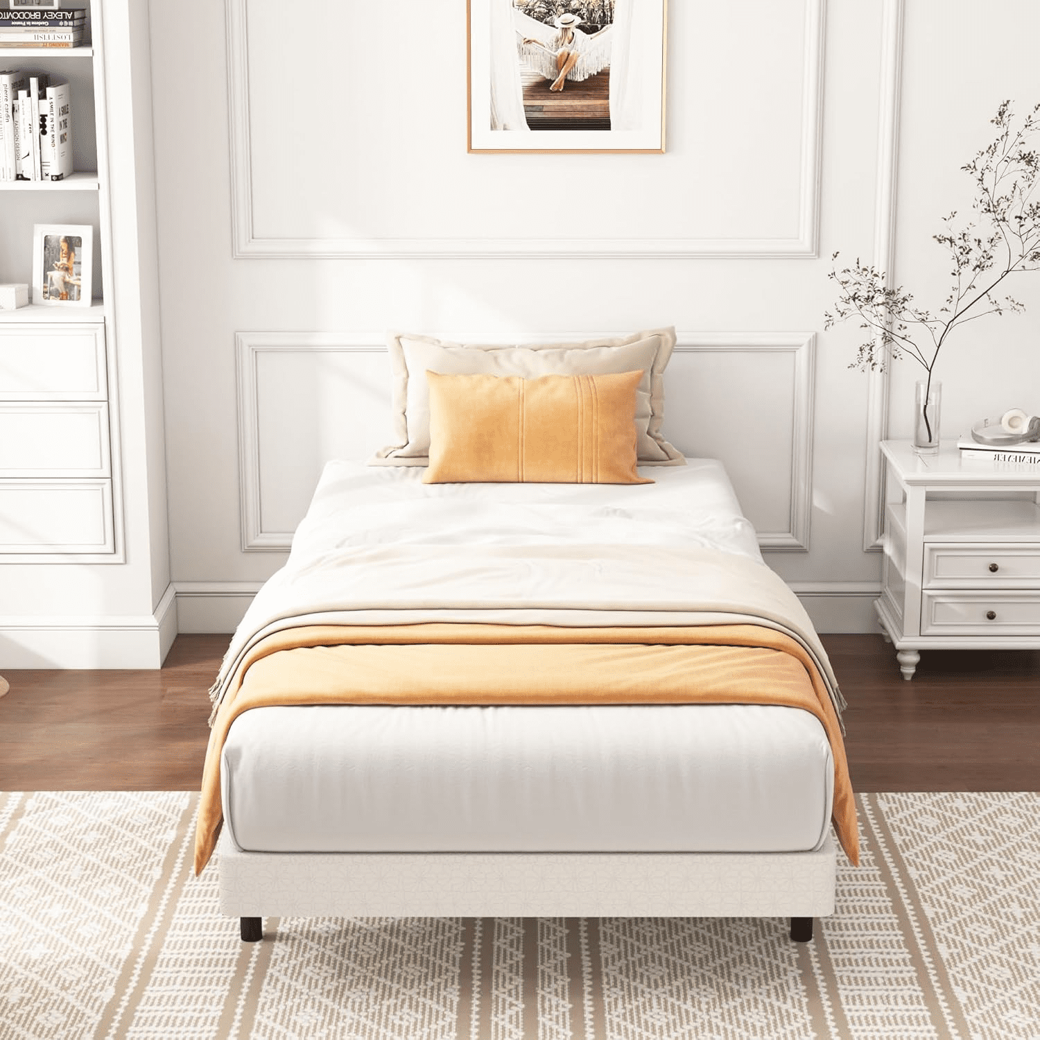 Twin XL Box Spring - Heavy Duty Box Spring Mattress Foundation Metal ...