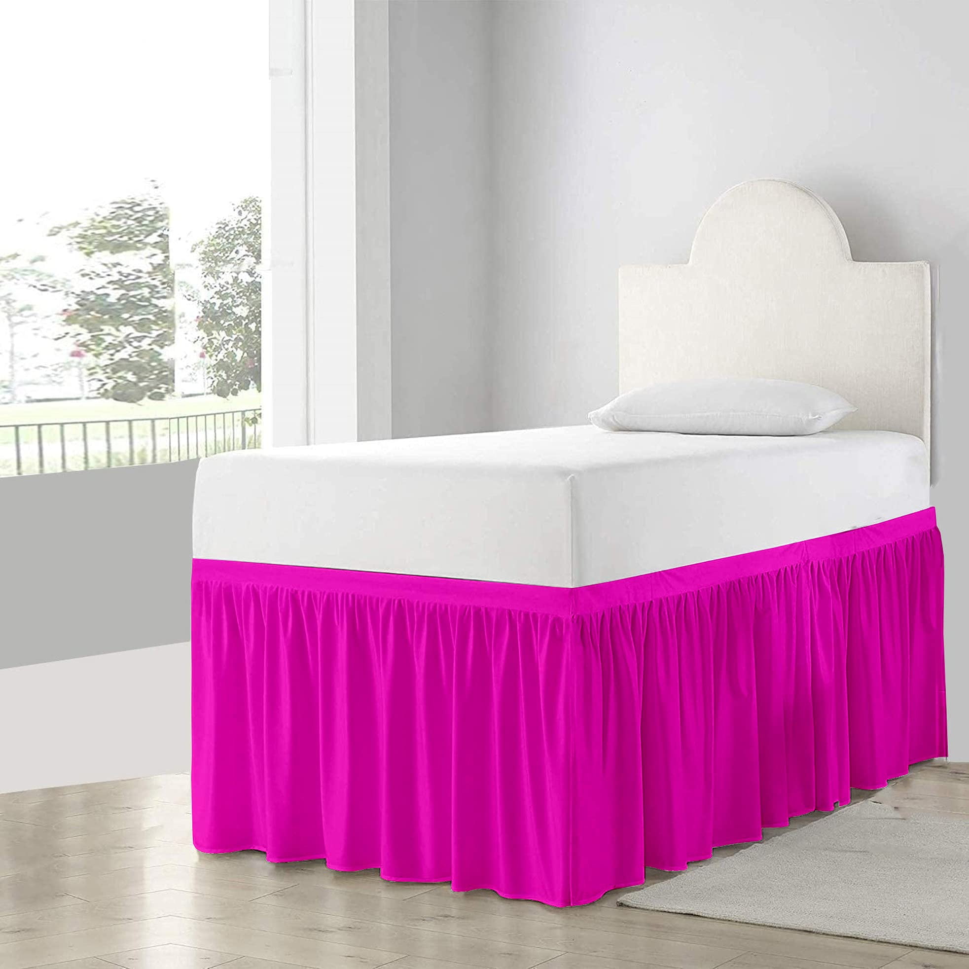 BeKind Online College Dorm Bed Skirt 1000-TC, 100% Egyptian Cotton 38 ...