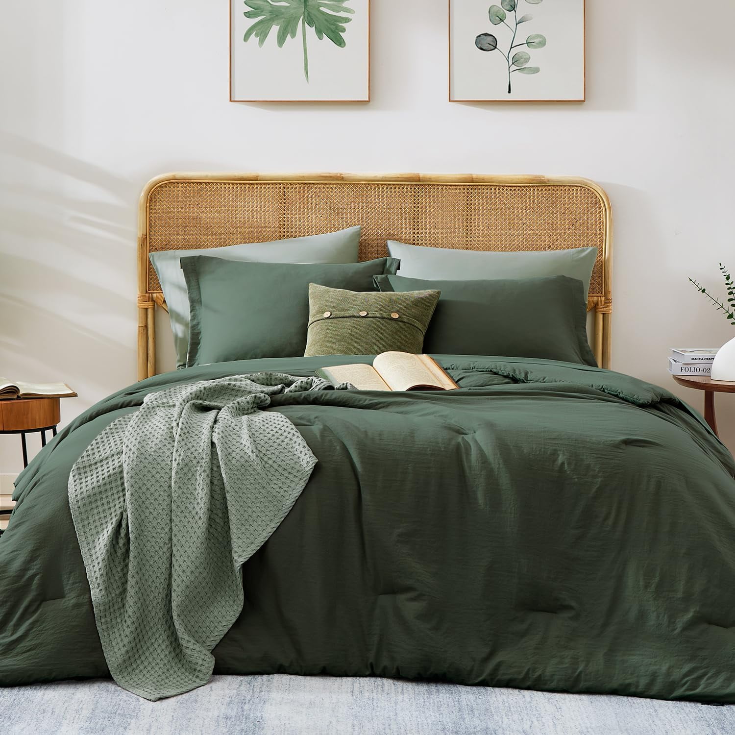 Twin XL Comforter Set, 5 Pieces Soft Twin Size Comforter Sets- Deep ...