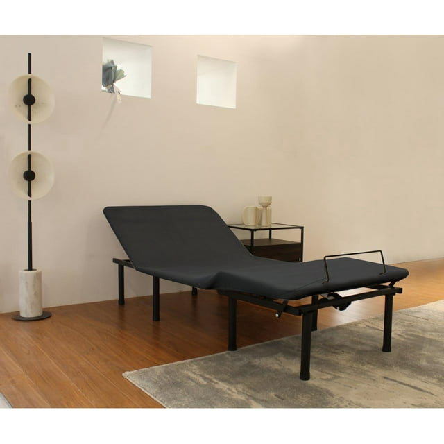 Twin XL Electric Adjustable Bed Frame, Wireless Remote Steel Bed Base ...