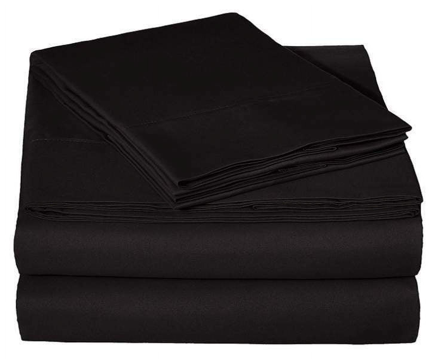 Twin XL Fitted Sheets 2 Pack For Dorm Beds Adjustable Deep Pocket 1800 ...