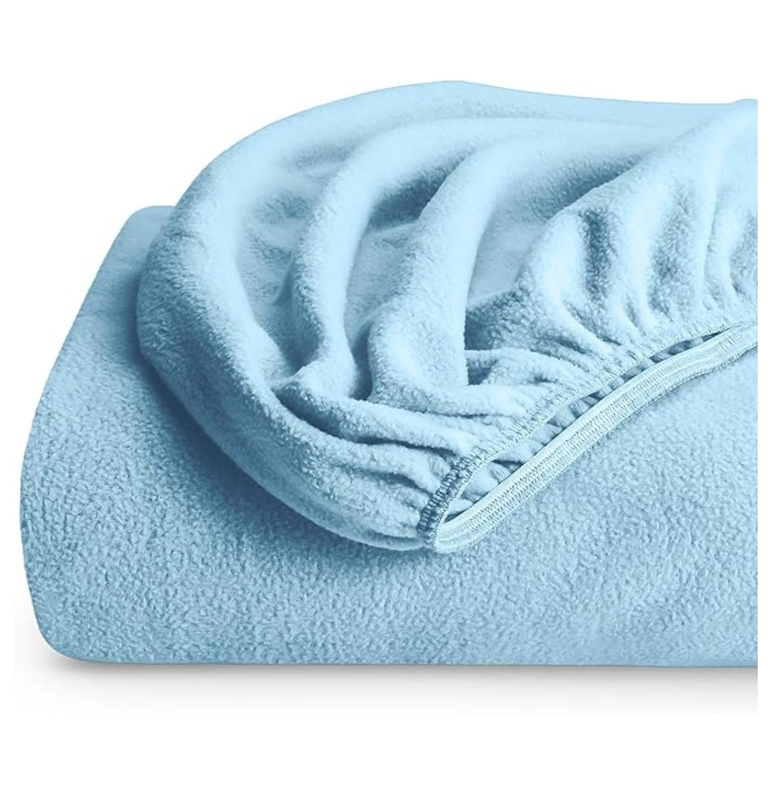Twin XL Fleece Fitted Sheet - Super Soft Polar Fleece - Deep Pocket ...