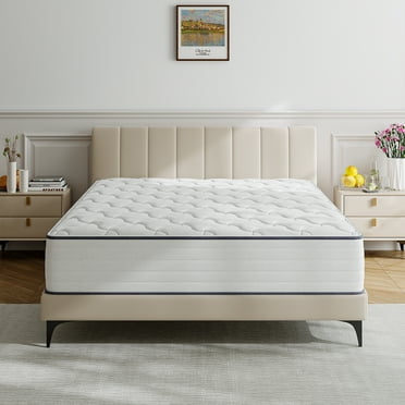 10" Full Size Memory Foam Hybrid Mattress Crystli Pocket Innerspring ...