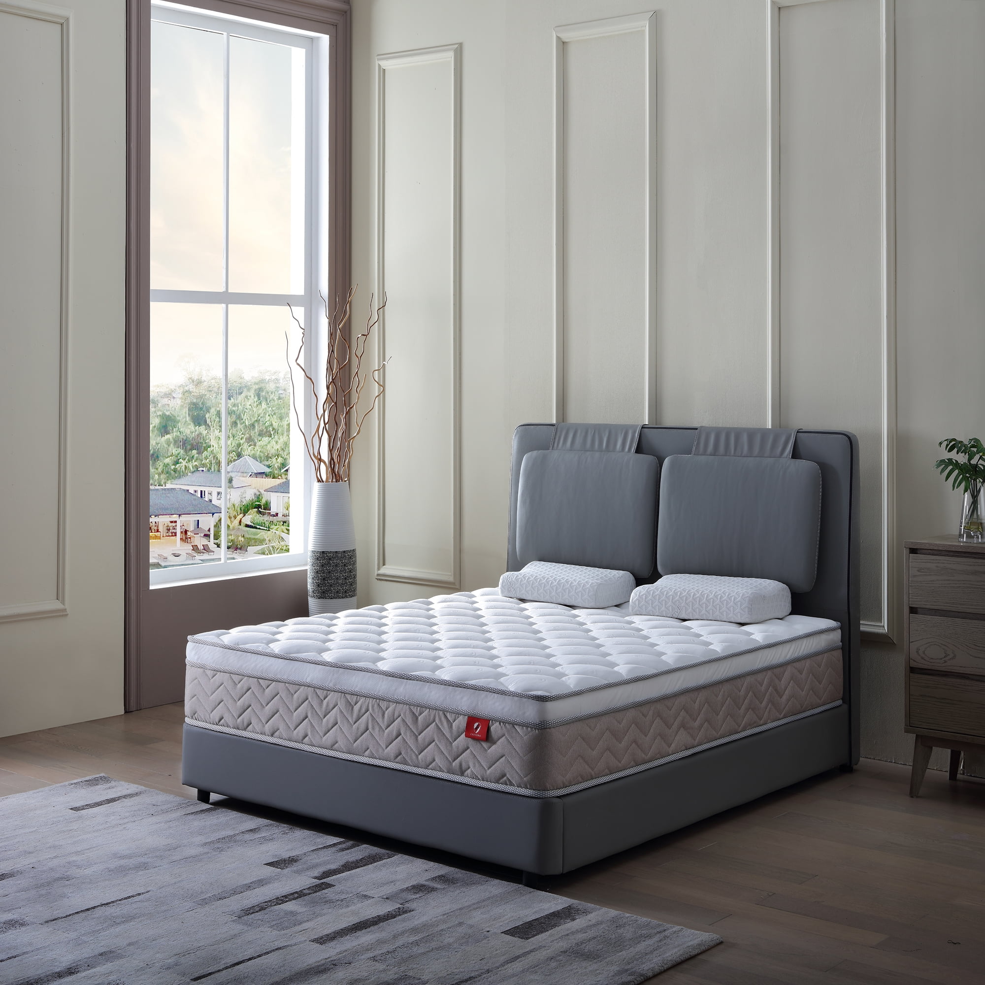 Twin XL Mattress,Hybrid Innerspring and Memory Foam Mattress in a Box ...