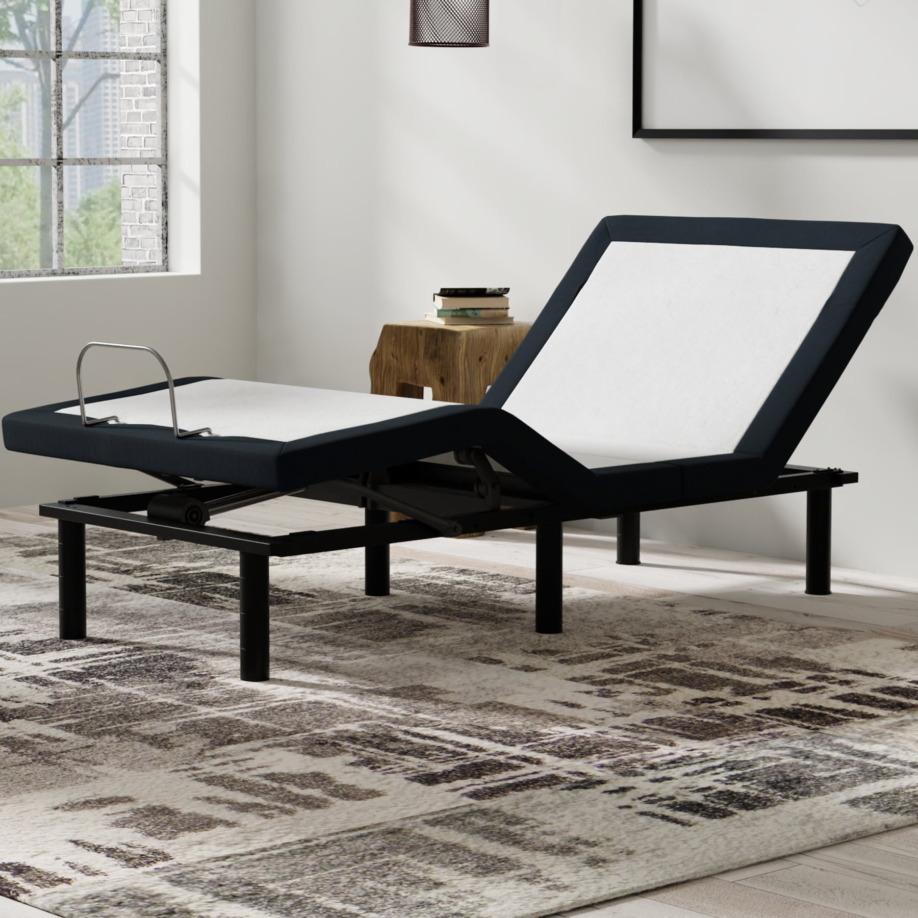 Twin Xl Base With Massage, Zero , Foldable Design Adjustable Bed Base ...