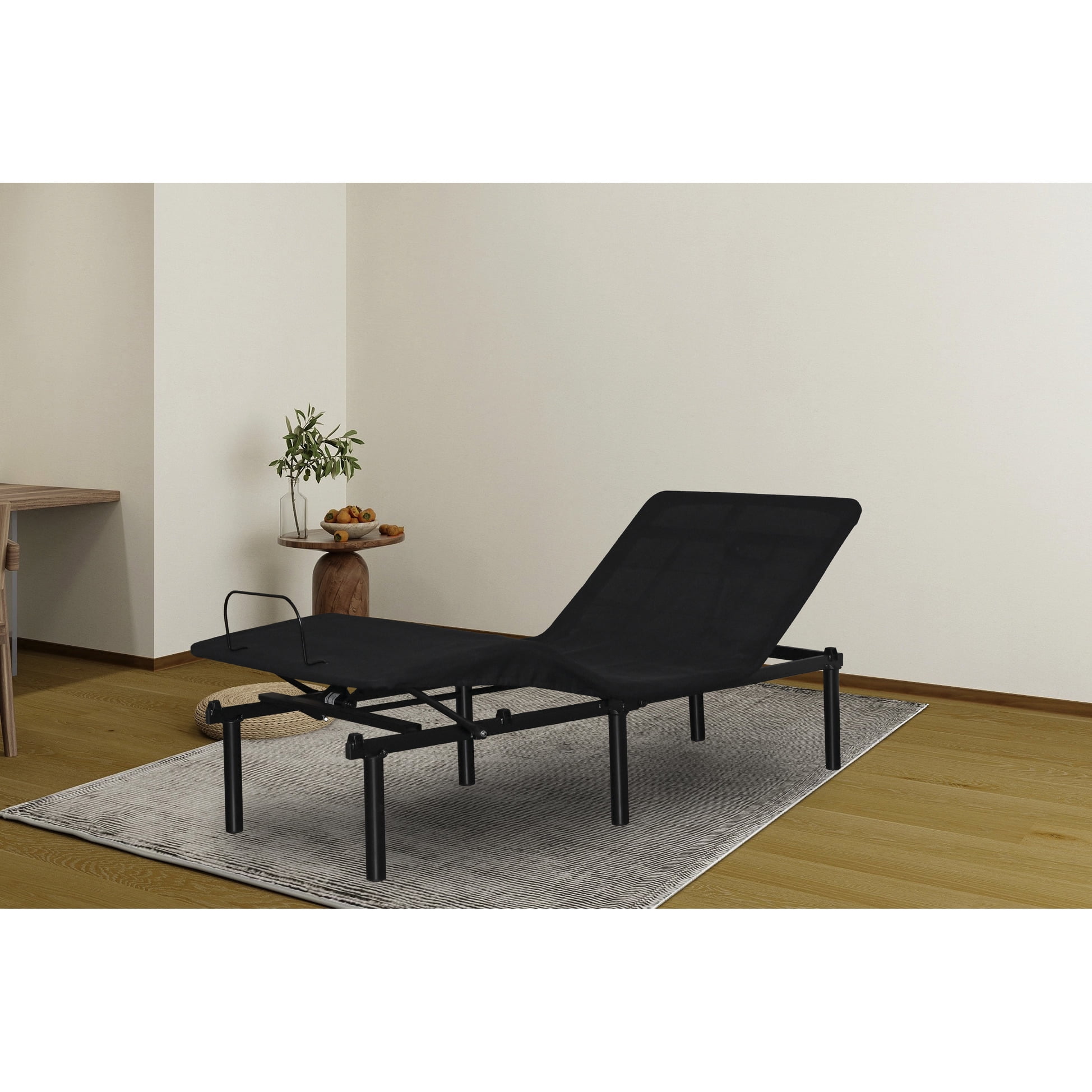 Twin Xl Motorized Adjustable Bed - Fold Half, Head And Foot Incline ...