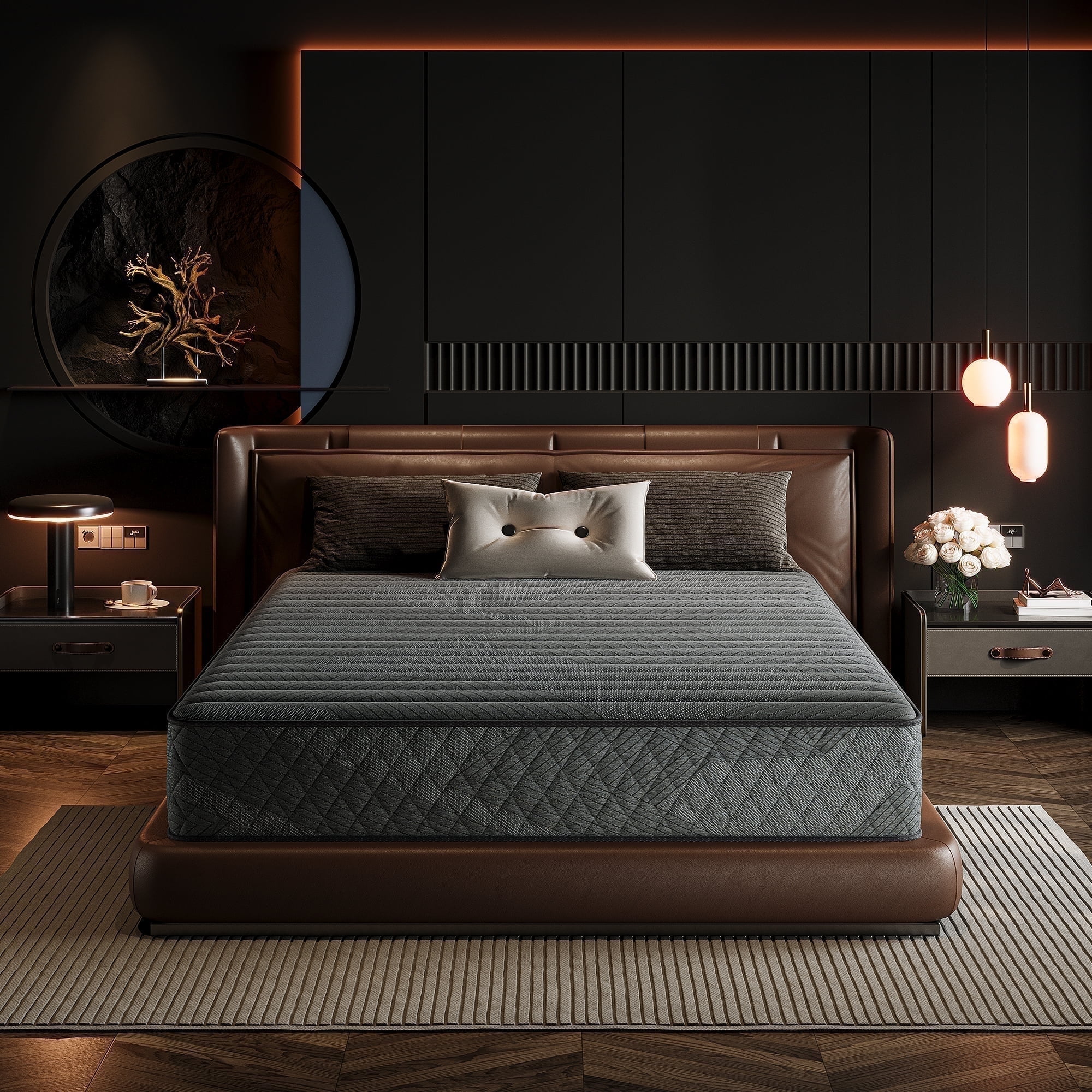 Twin Mattress, 10 inch Gel Memory Foam Mattress for Cooling Sleep and ...