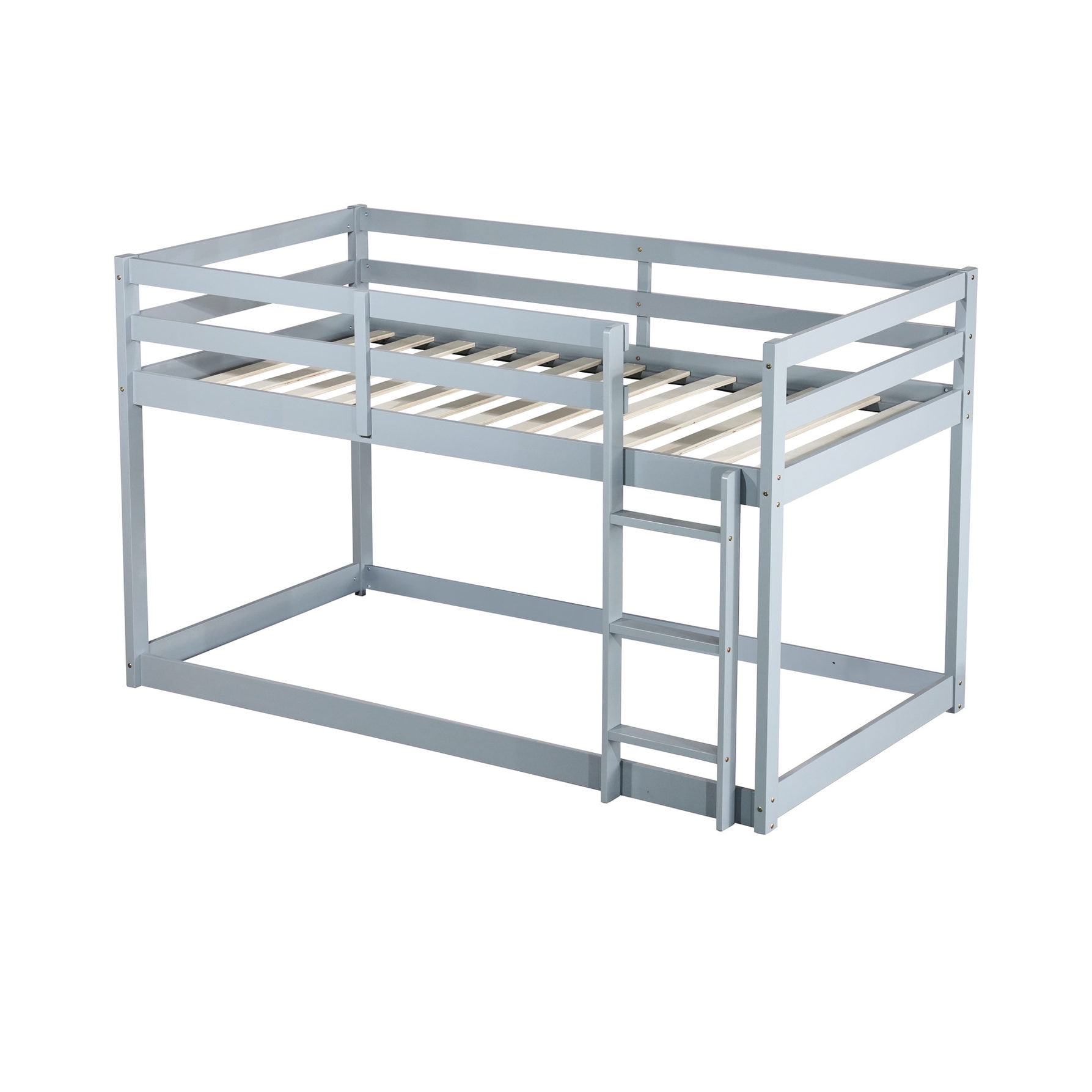 Twin over Twin Loft Bed | Safe Upper Bed with Guard Rails ...