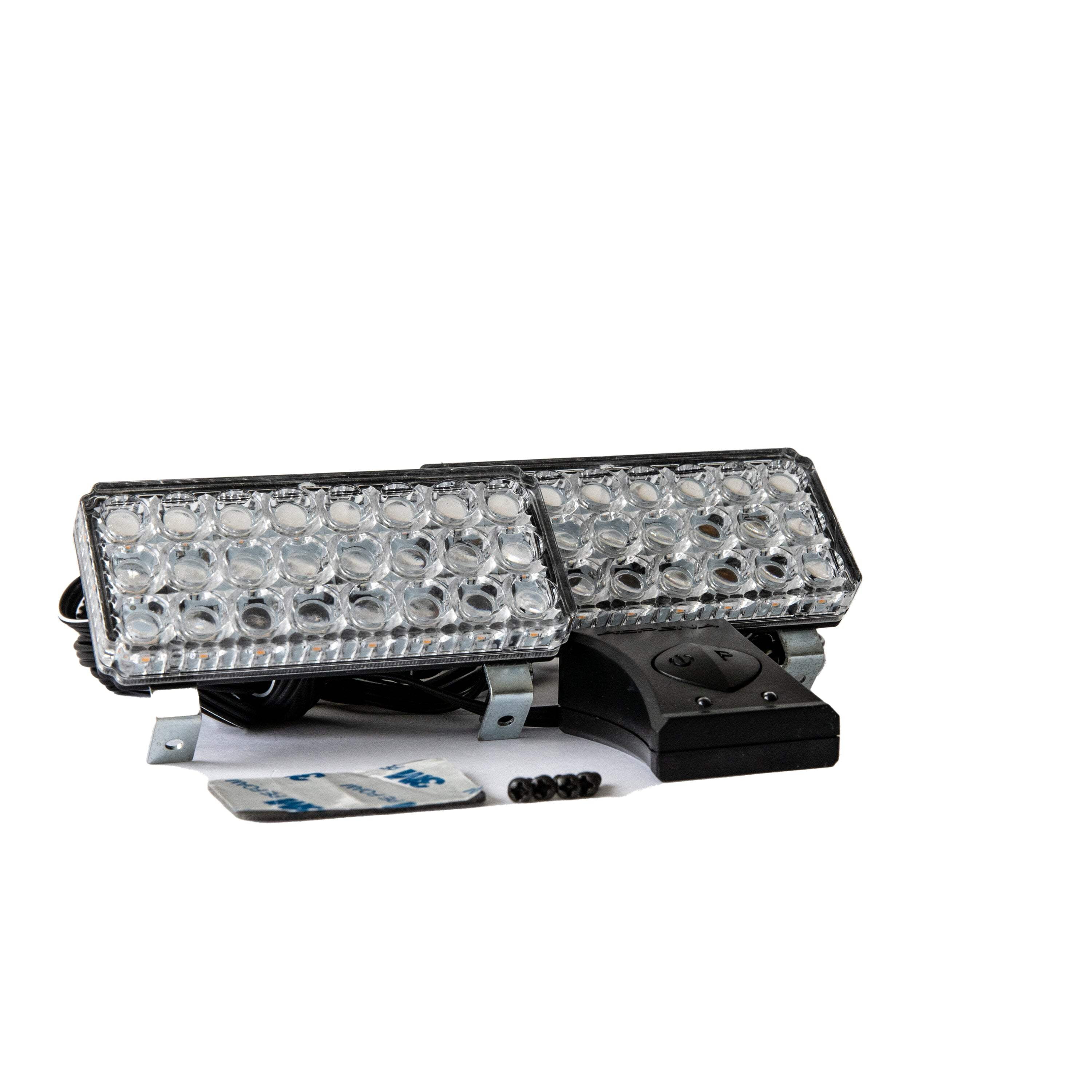 TwinStrobz Dual Amber White LED Strobes - Walmart.com
