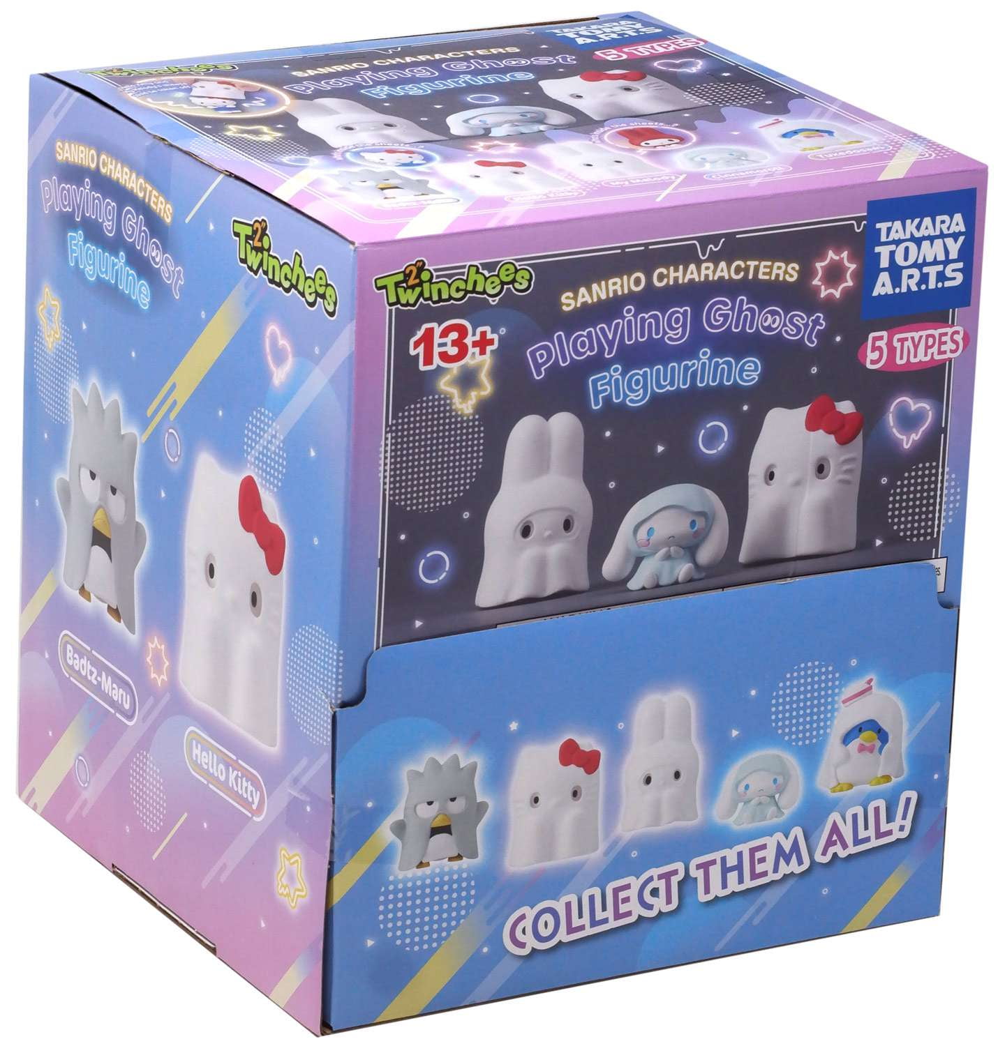 Twinchees Sanrio Characters Playing Ghost Figurine Mystery Box (24 ...
