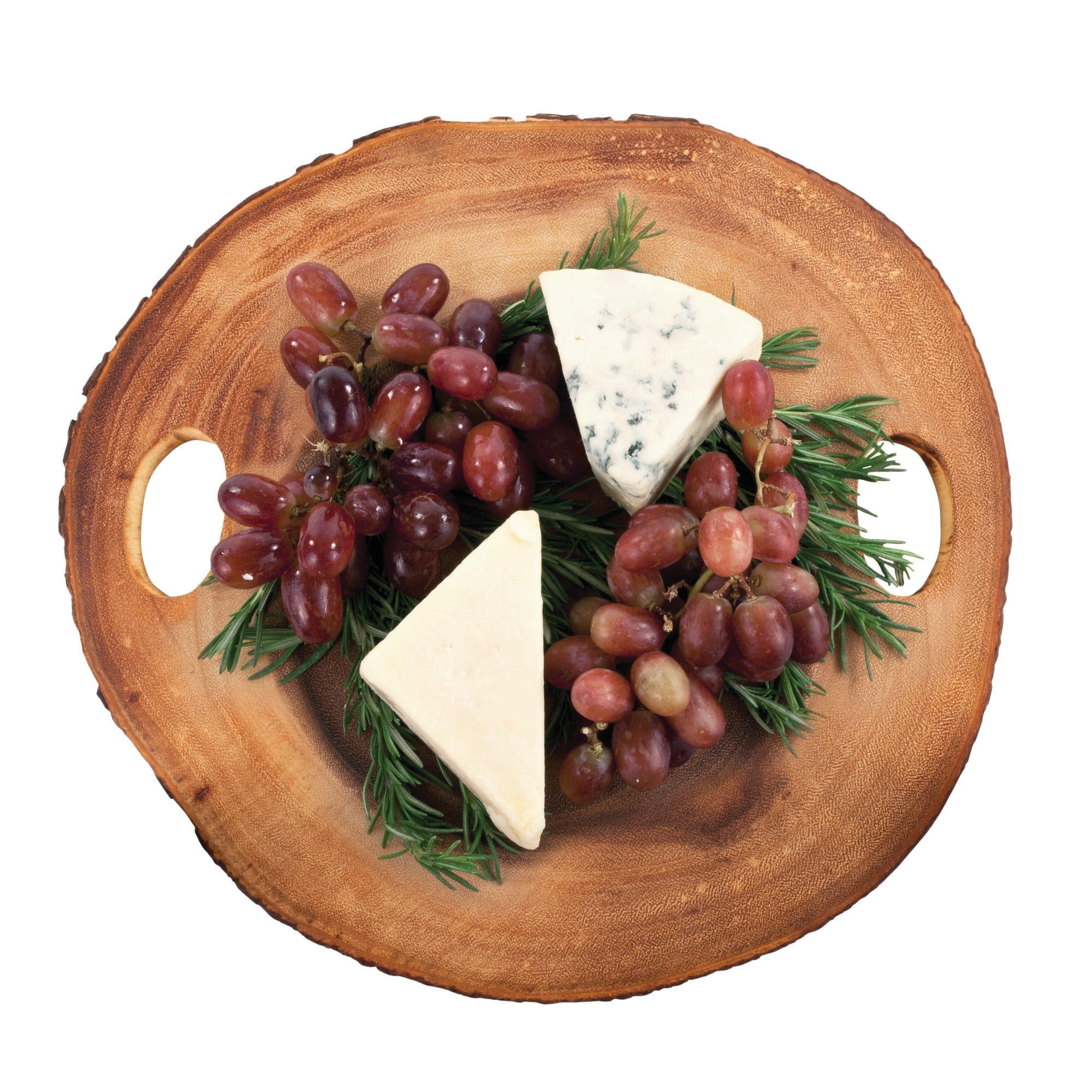 Twine Acacia Wood Cheese Board, Natural Wood, Hemp Farmhouse-Style ...