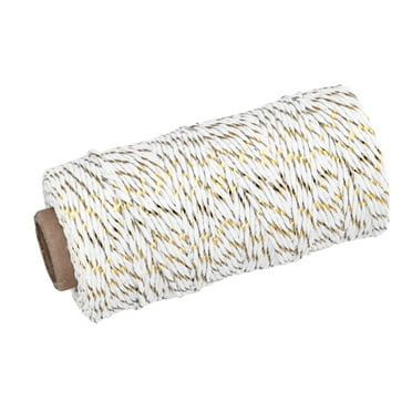 Twine Packing String Wrapping Cotton Twine 75M Green and White Rope for ...