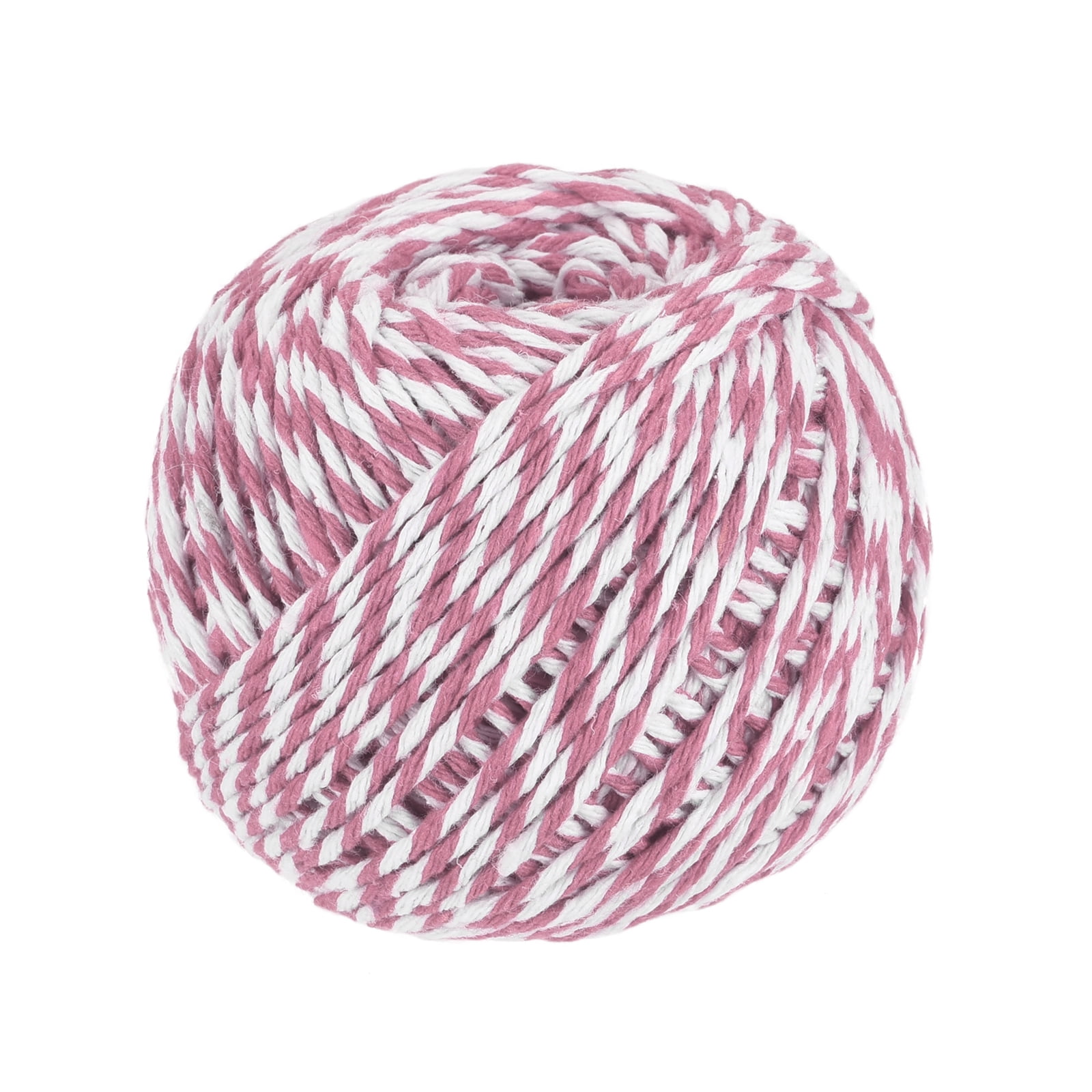 Twine Packing String Wrapping Cotton Twine 75M Pink and White Rope for ...