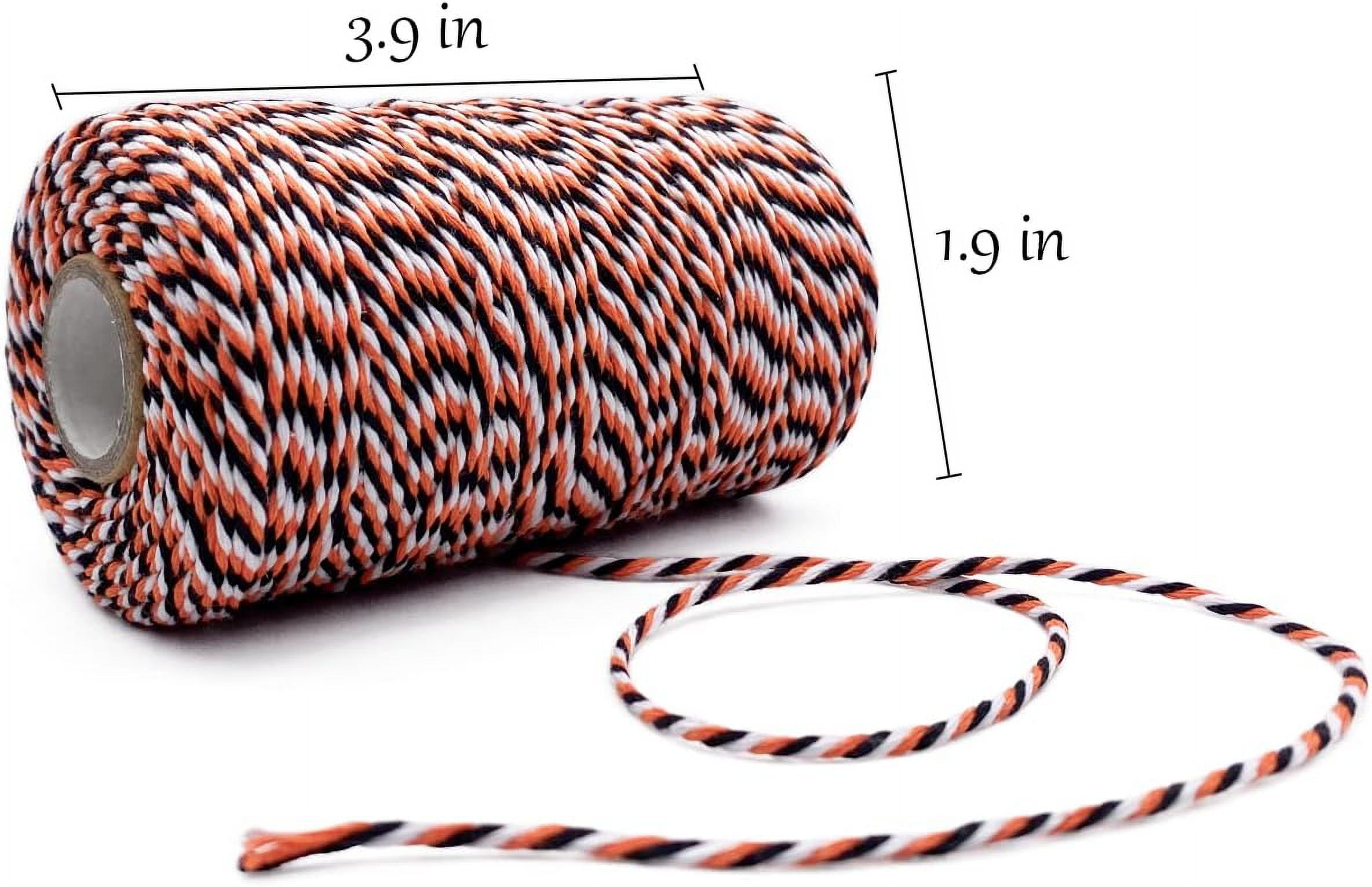 Twine String Orange And Black Butchers Twine 328 Feet 2Mm Thick ...