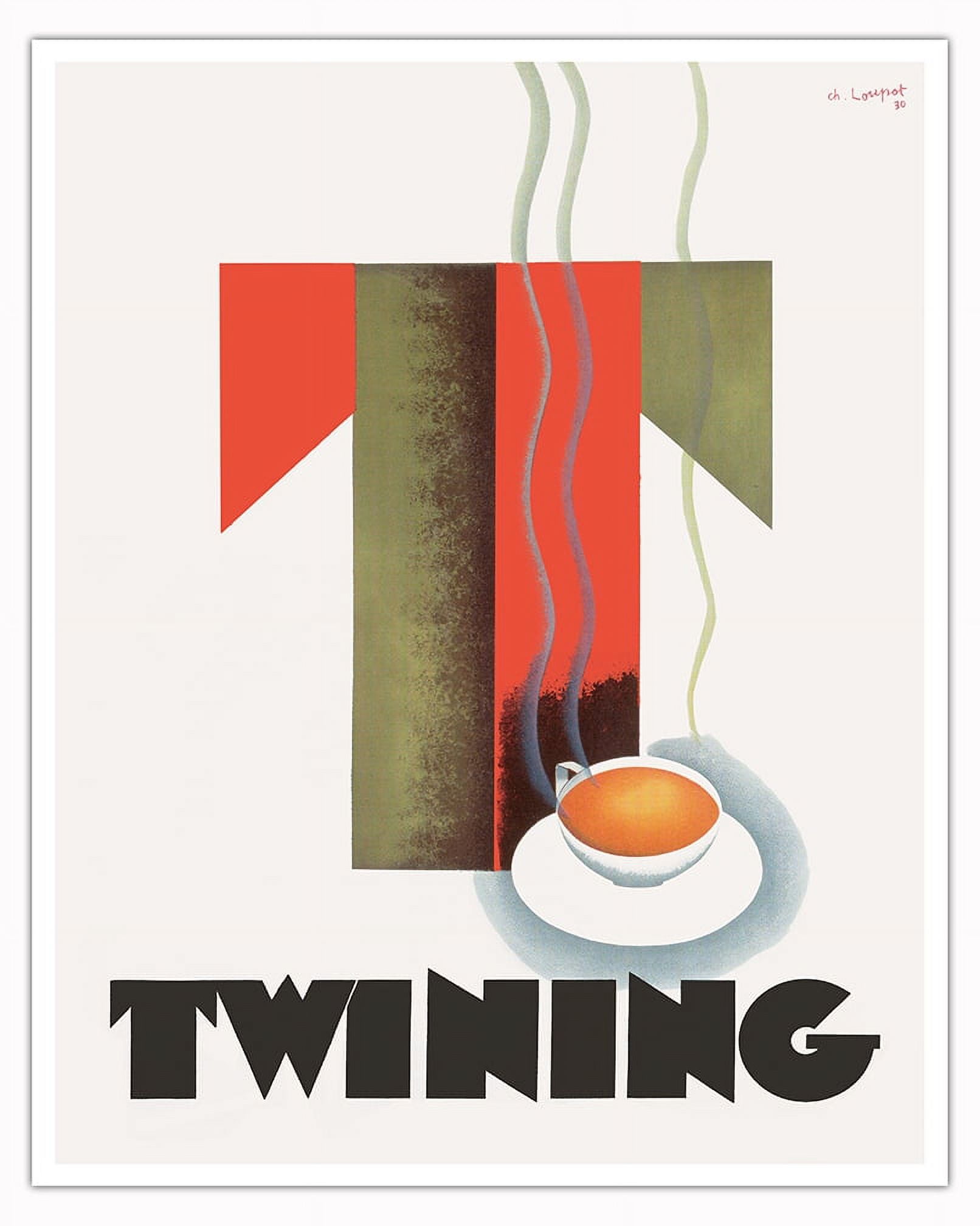 Twining - World’s Oldest Tea Importers - Vintage Advertising Poster by ...