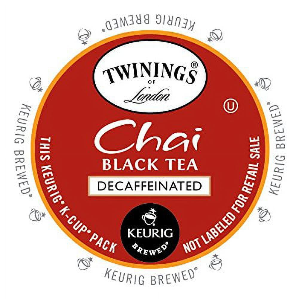 Twining's of London Chai Decaf Tea, K-Cup Portion Pack for Keurig ...