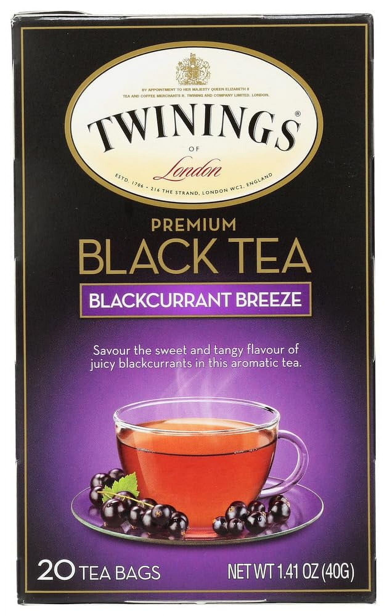 Twinings Blackcurrant Breeze Flavored Tea 20 Count - Walmart.com