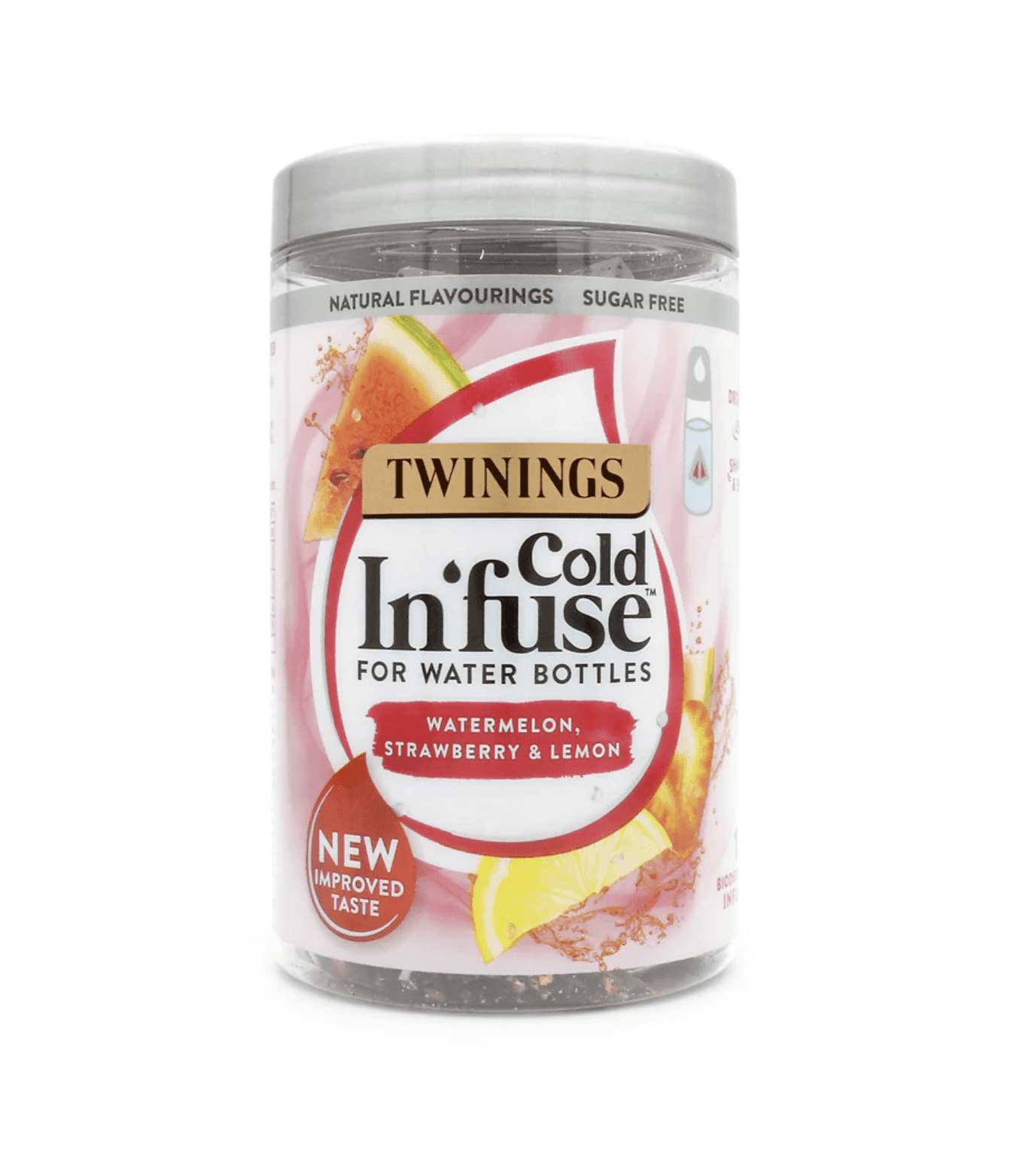 Twinings Cold Water Infusion, Watermelon, Strawberry, Lemon, Sugar Free ...