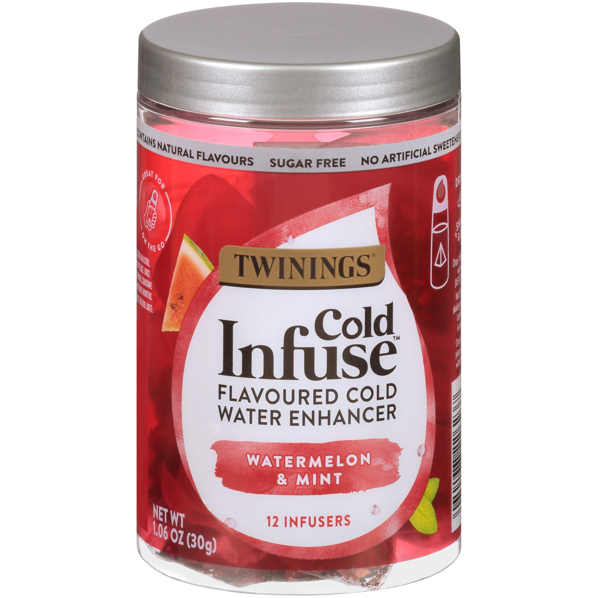Twinings Cold Infuse Flavored Water Enhancer, Watermelon & Mint, 12 ...