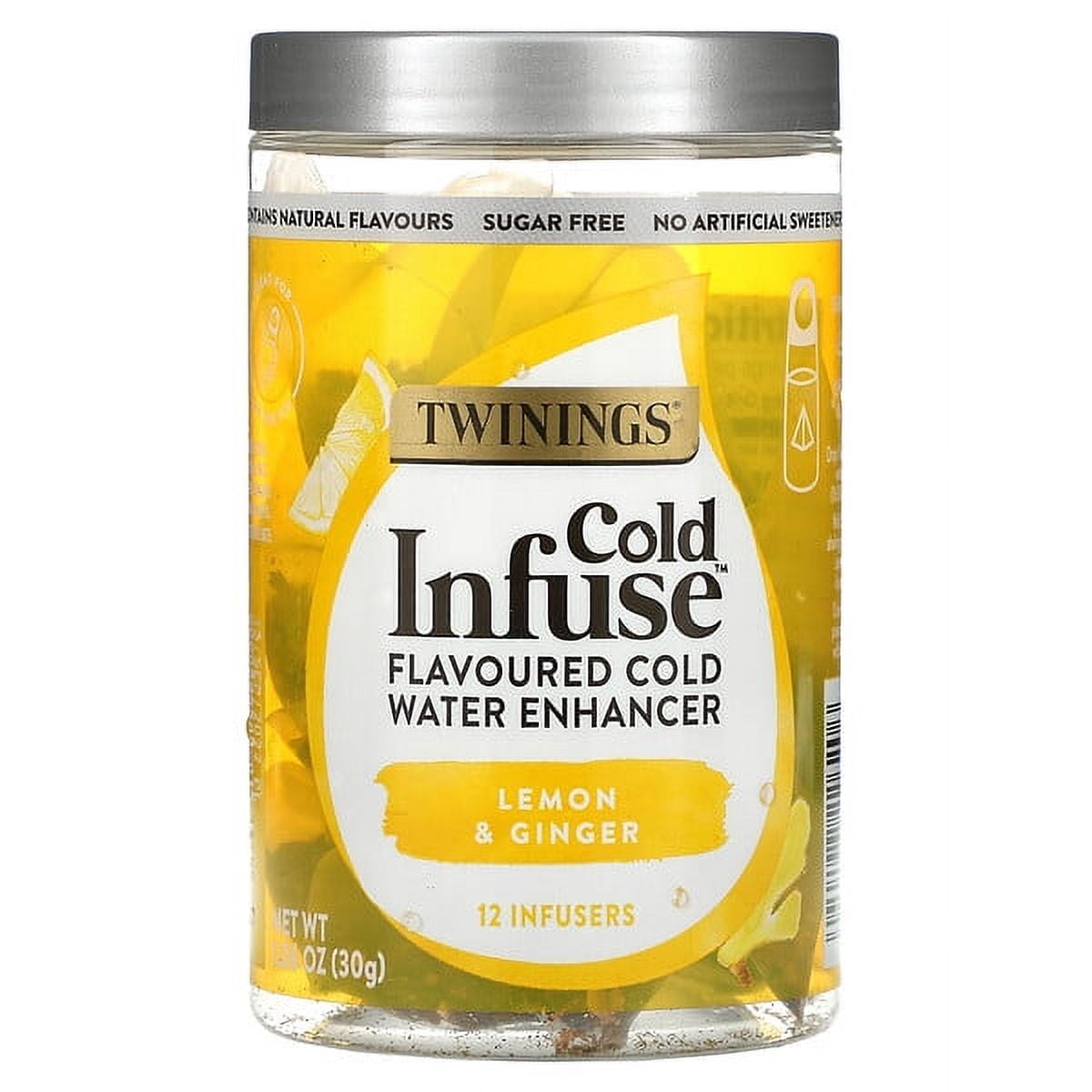 Twinings Cold Infuse Lemon & Ginger Flavored Infusion, 12 Individual ...