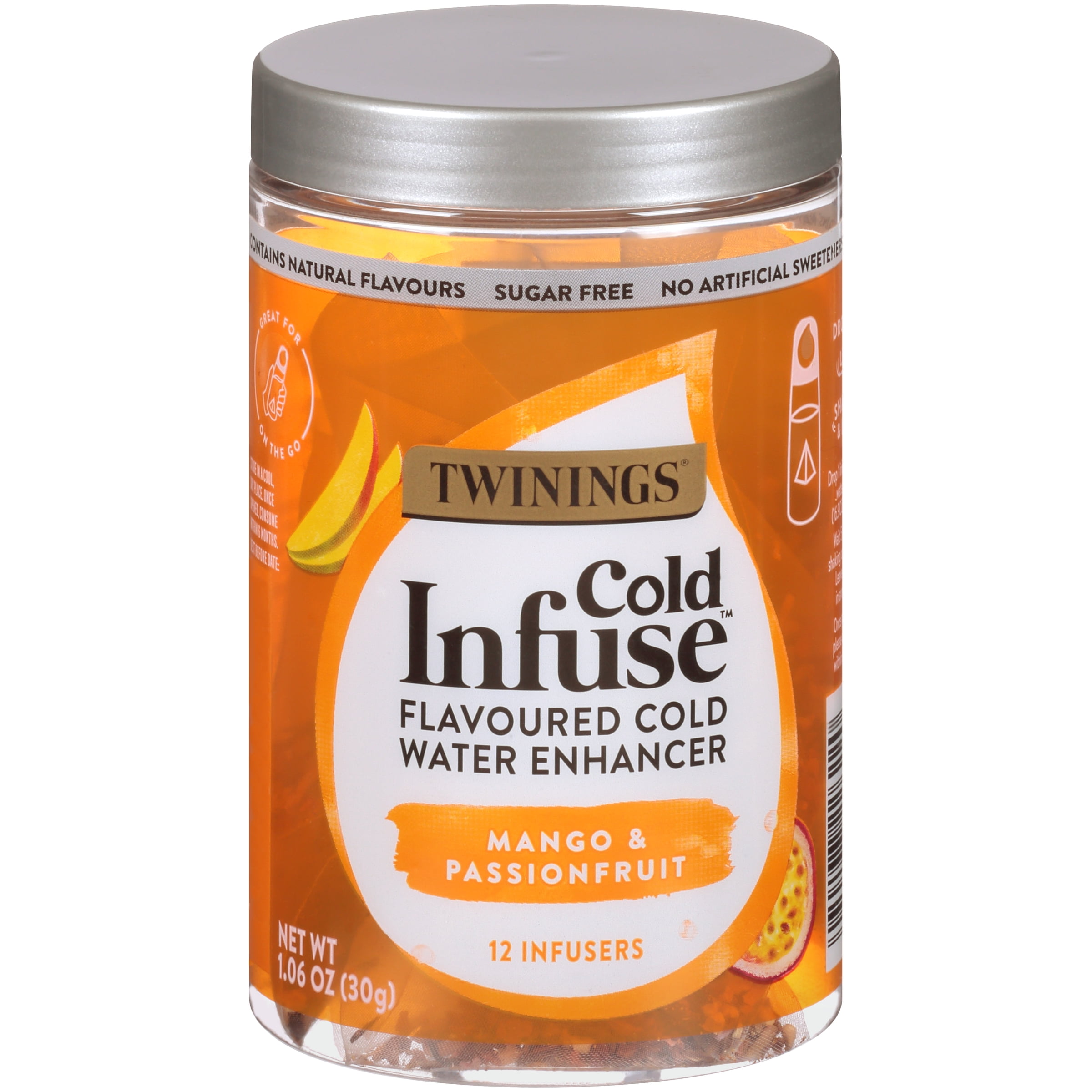 Twinings Flavor Fruit Cold Infuse Mango & Passionfruit Water Enhancer ...