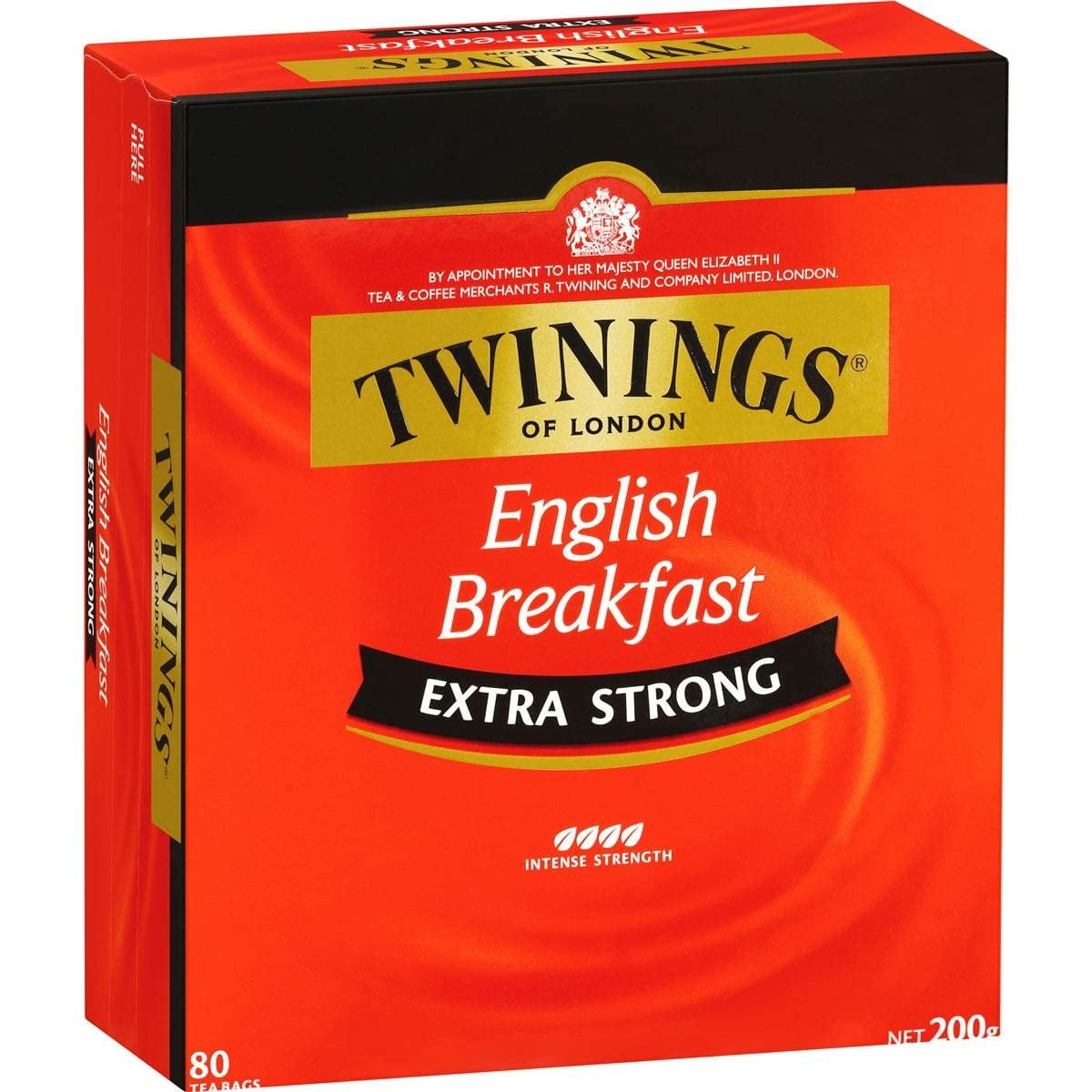 Twinings Extra Strong English SSF20 Breakfast Tea Bags 80s - Walmart.com