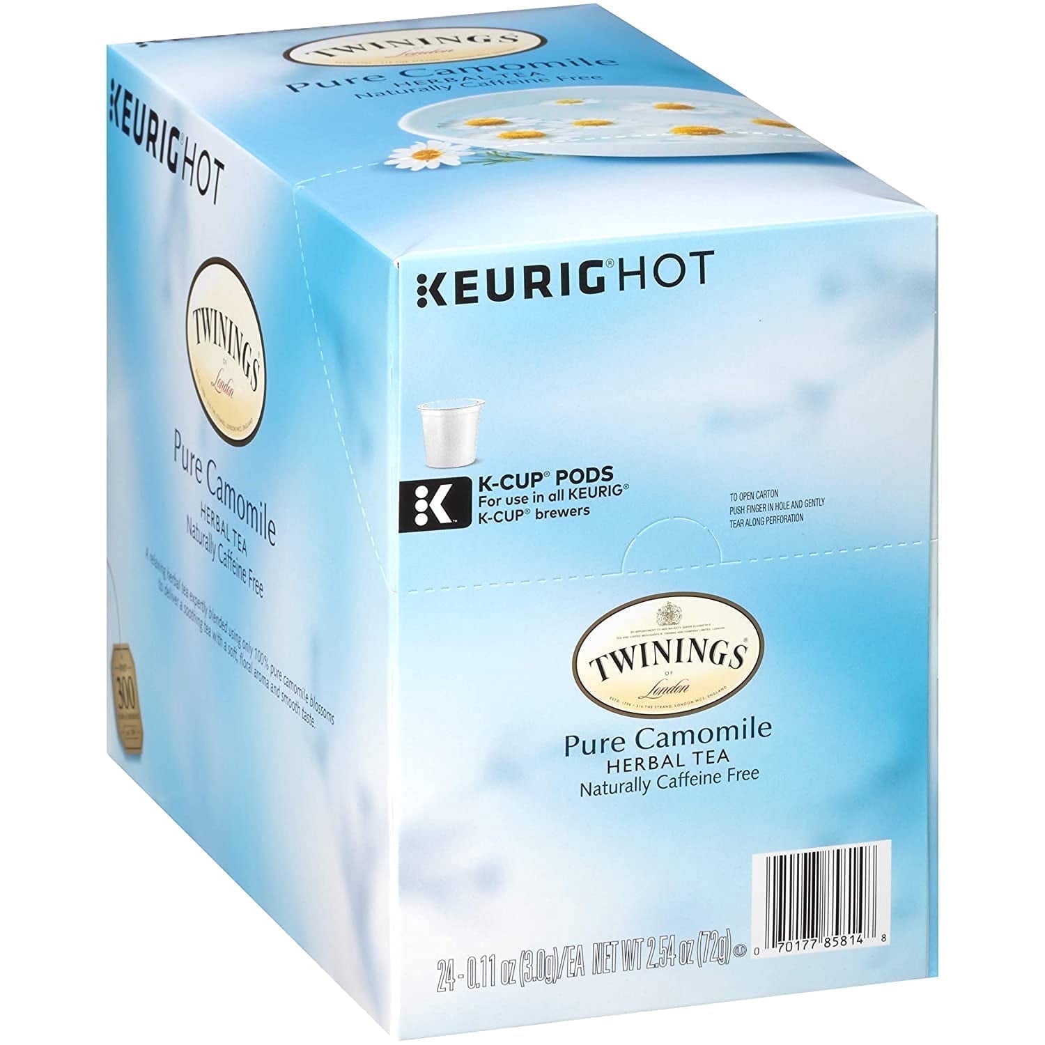 Twinings Herbal Tea Pure Camomile - 24 K-Cups Pack of 4 - Walmart.com